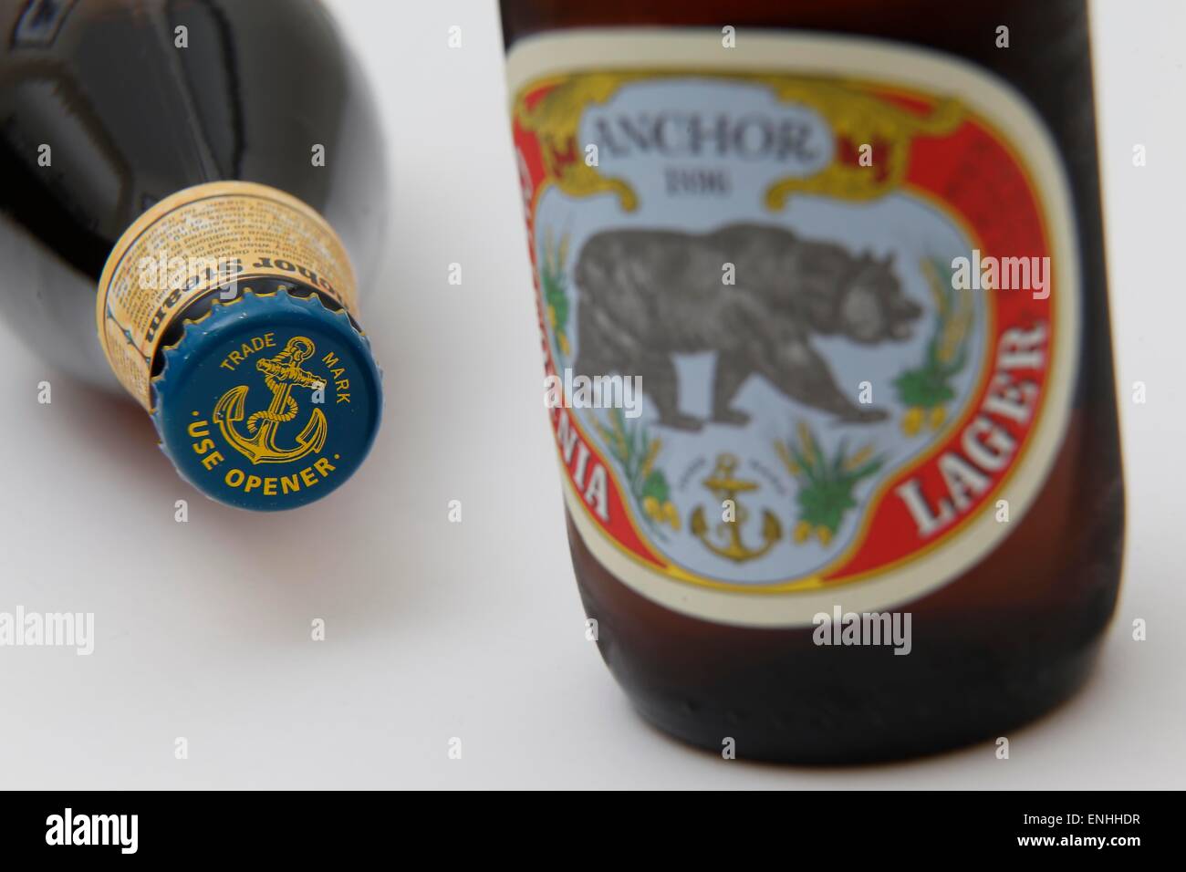 Anchor Steam Beer brewed in San Francisco, California, USA Stock Photo ...