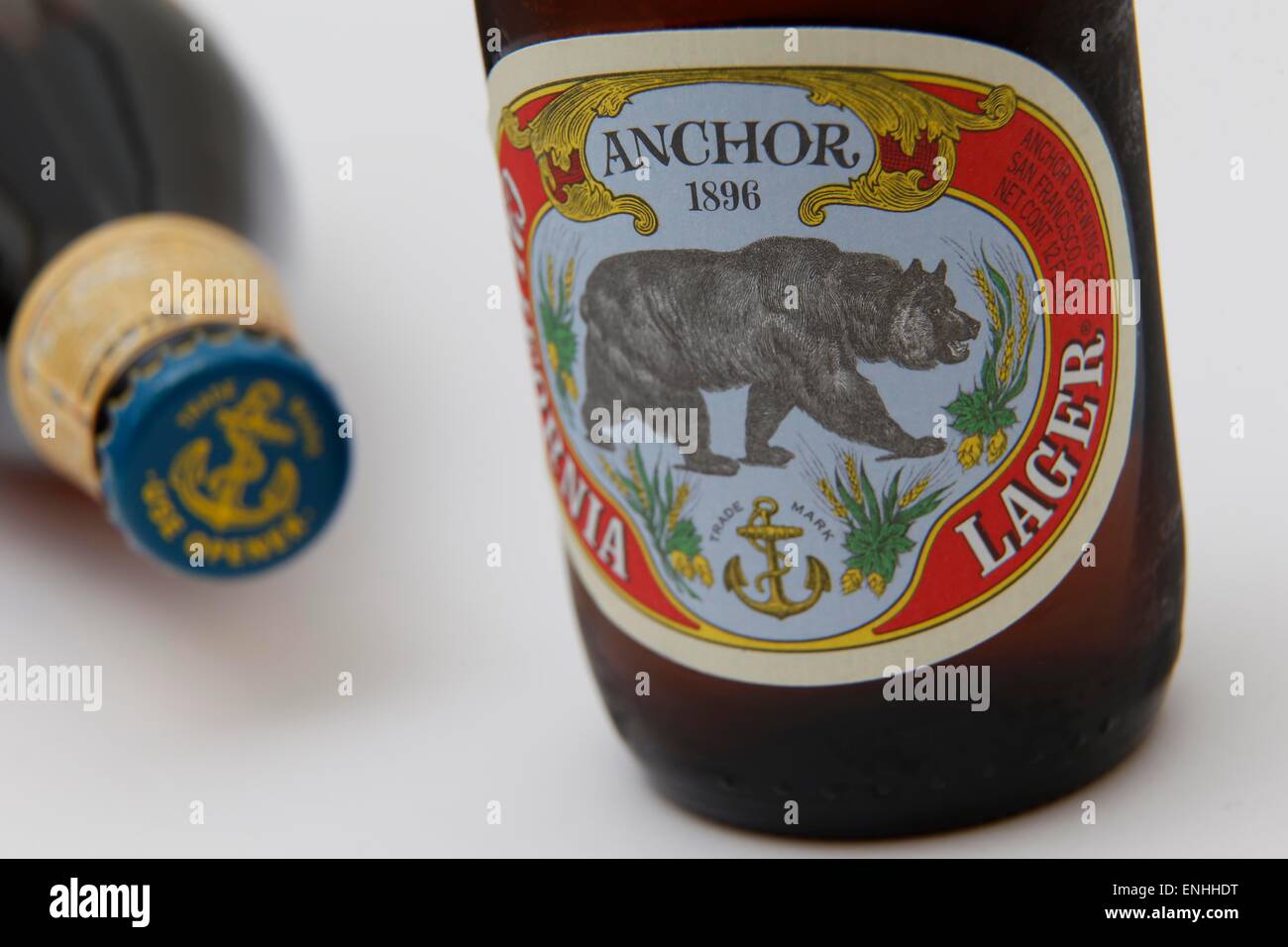 Anchor Steam Beer brewed in San Francisco, California, USA Stock Photo ...