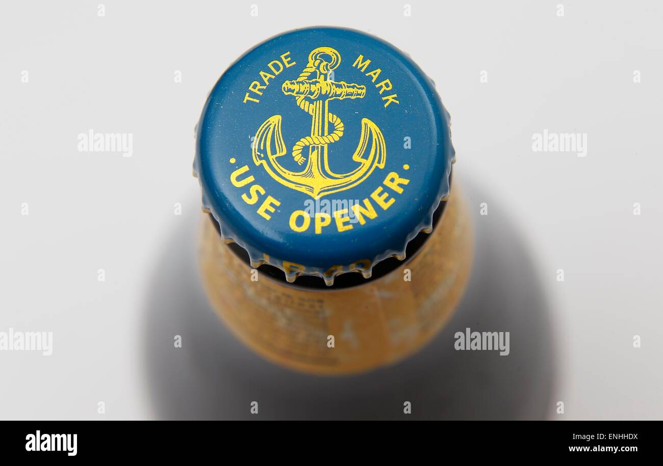 Anchor Steam Beer brewed in San Francisco, California, USA Stock Photo ...