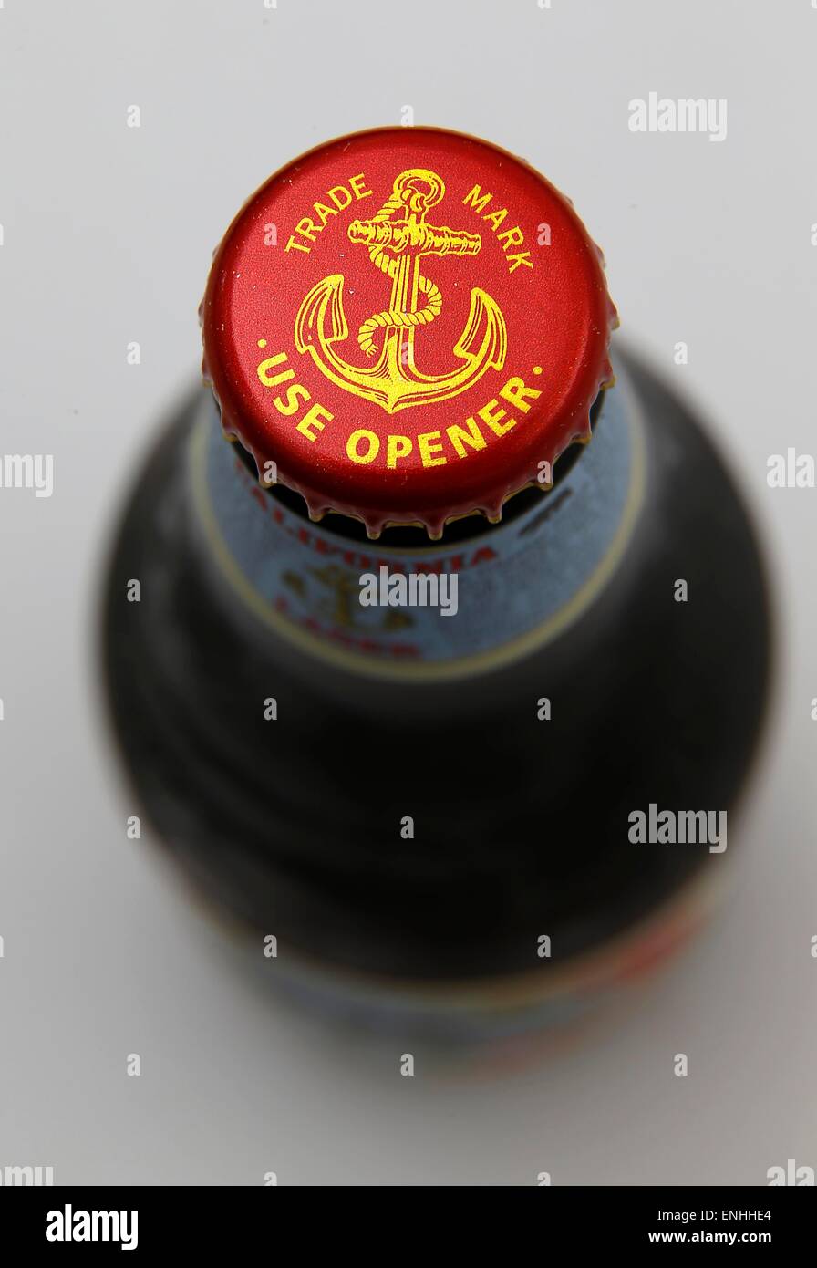 Anchor Steam Beer brewed in San Francisco, California, USA Stock Photo ...