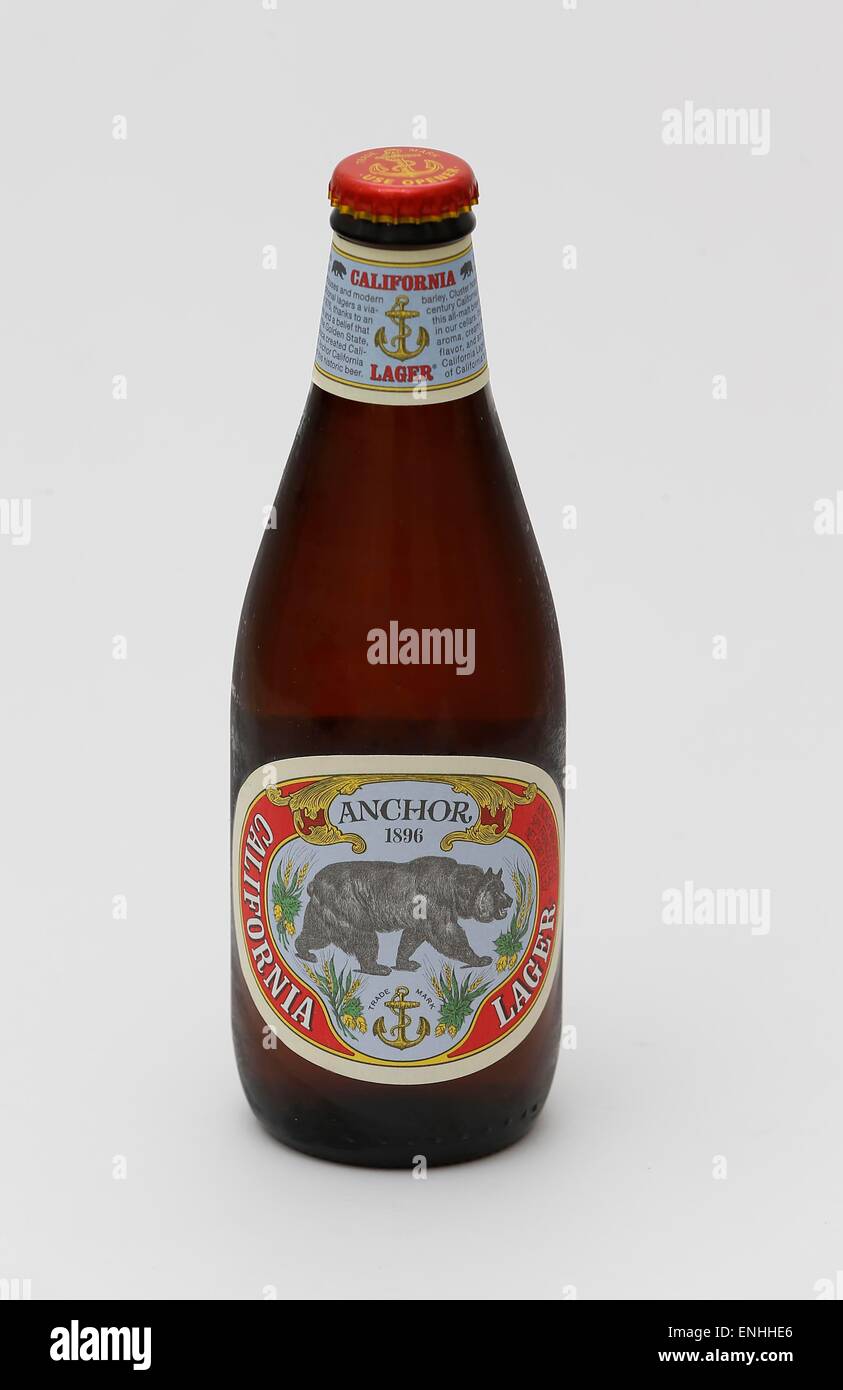 Anchor Steam Beer brewed in San Francisco, California, USA Stock Photo ...