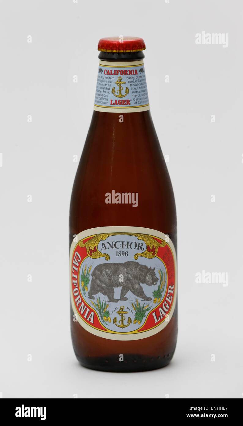 Anchor Steam Beer brewed in San Francisco, California, USA Stock Photo ...