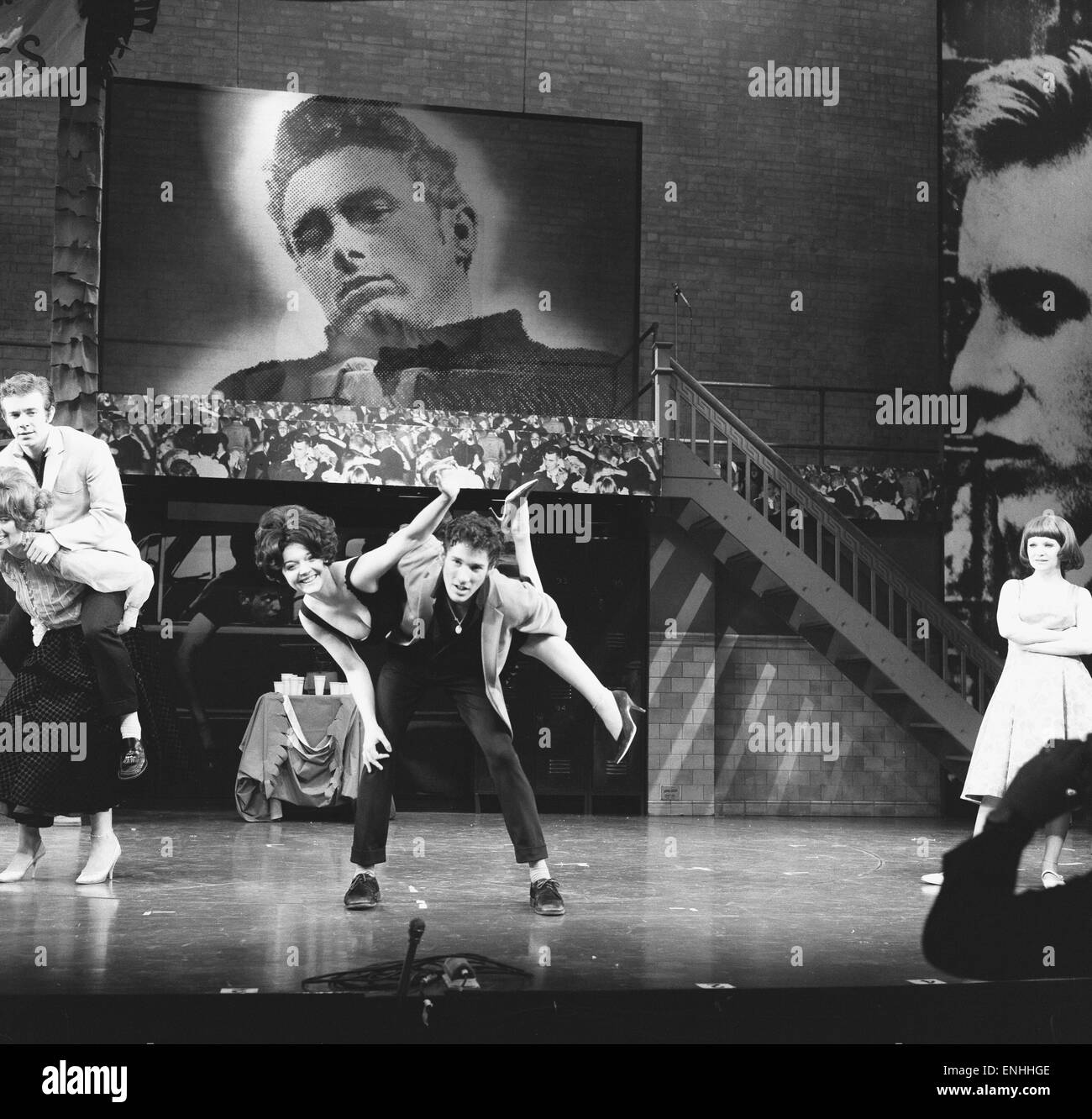 Richard Gere as Danny and Jacquie Ann Carr seen here in rehearsal for ...