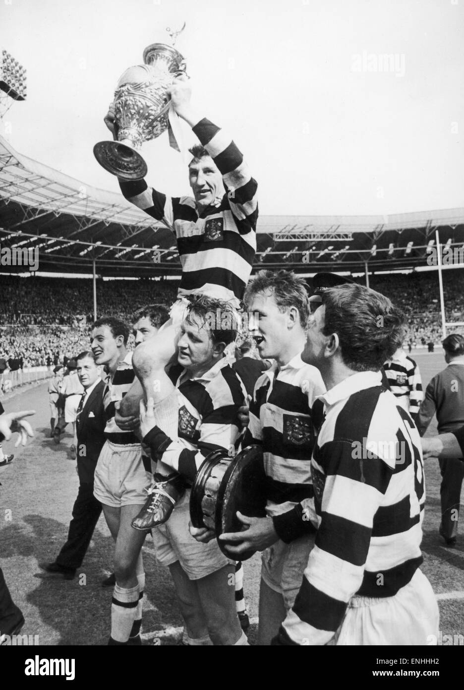 Cheering over the victory photo Black and White Stock Photos & Images ...