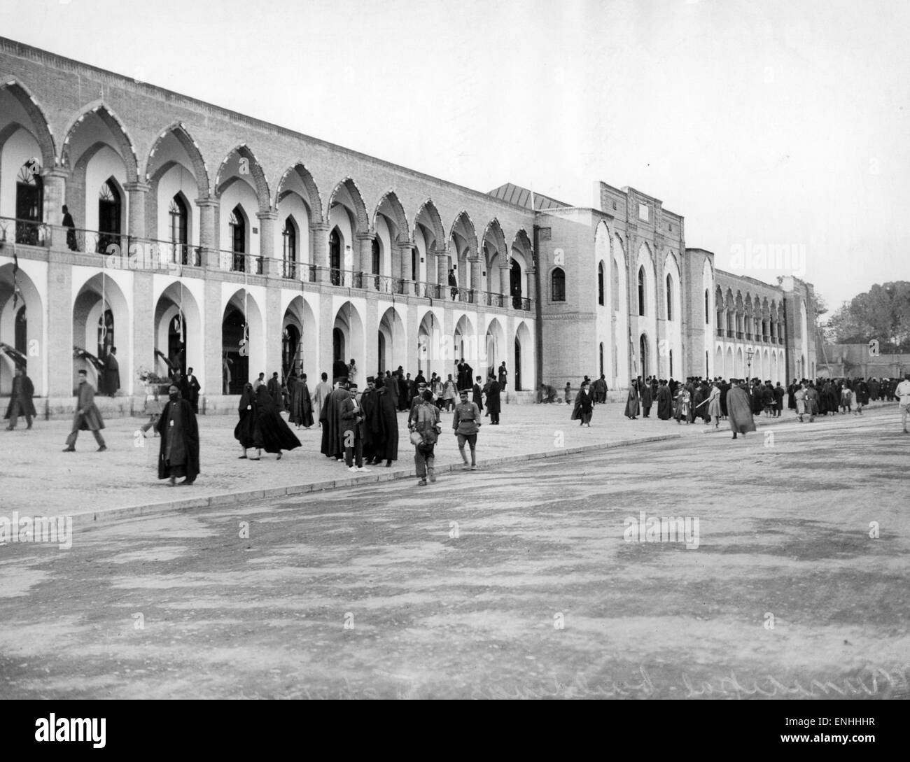Municipal offices in Tehran, Iran, Circa 1926 Stock Photo - Alamy