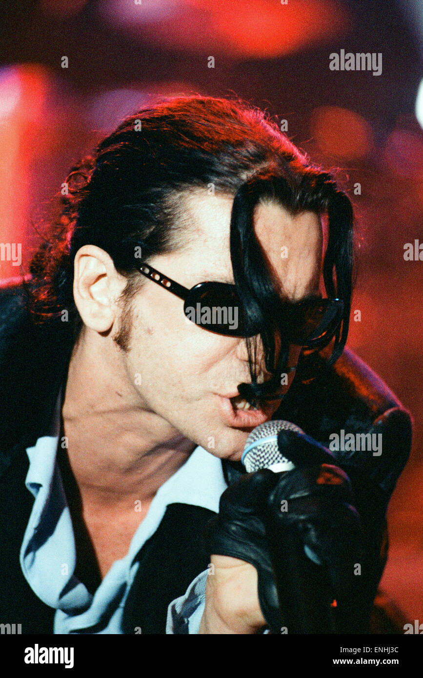 Michael Hutchence lead singer of INXS, pictured in concert - Elegantly ...