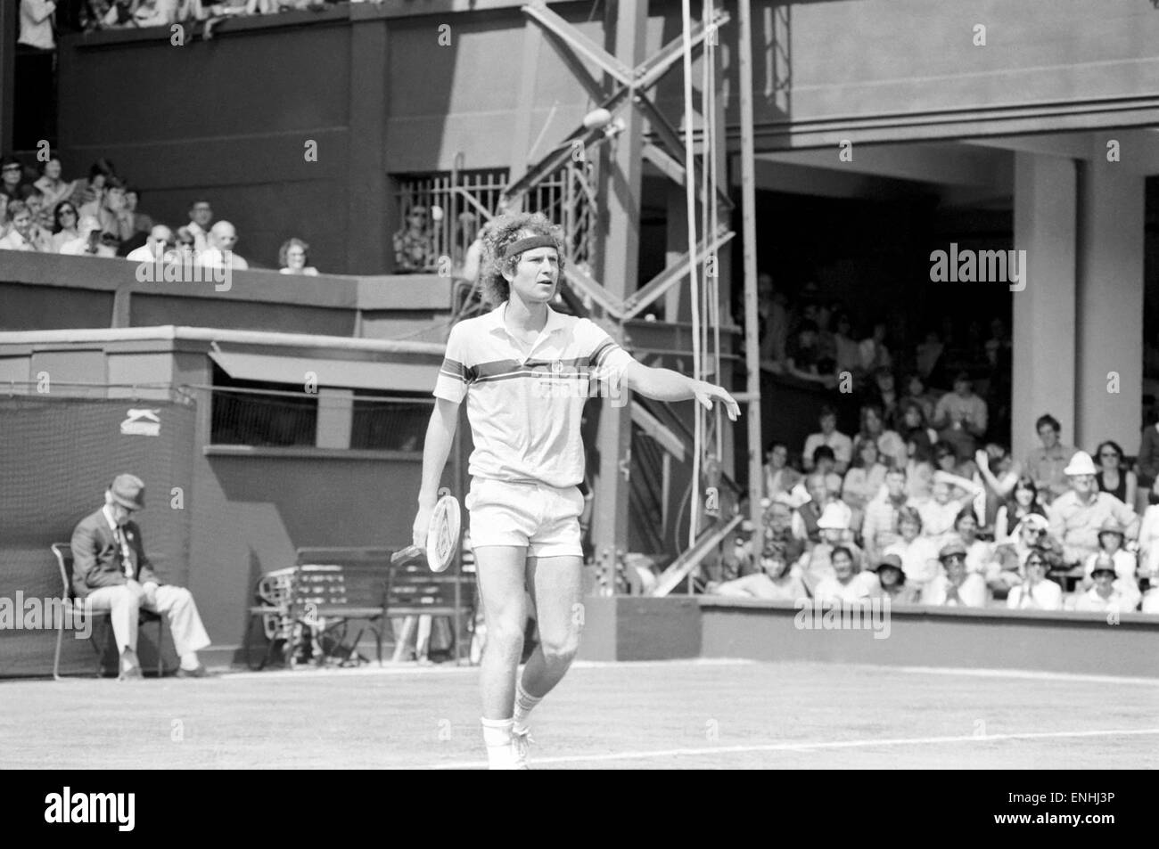 John mcenroe tom gullikson june 1981 hi-res stock photography and ...
