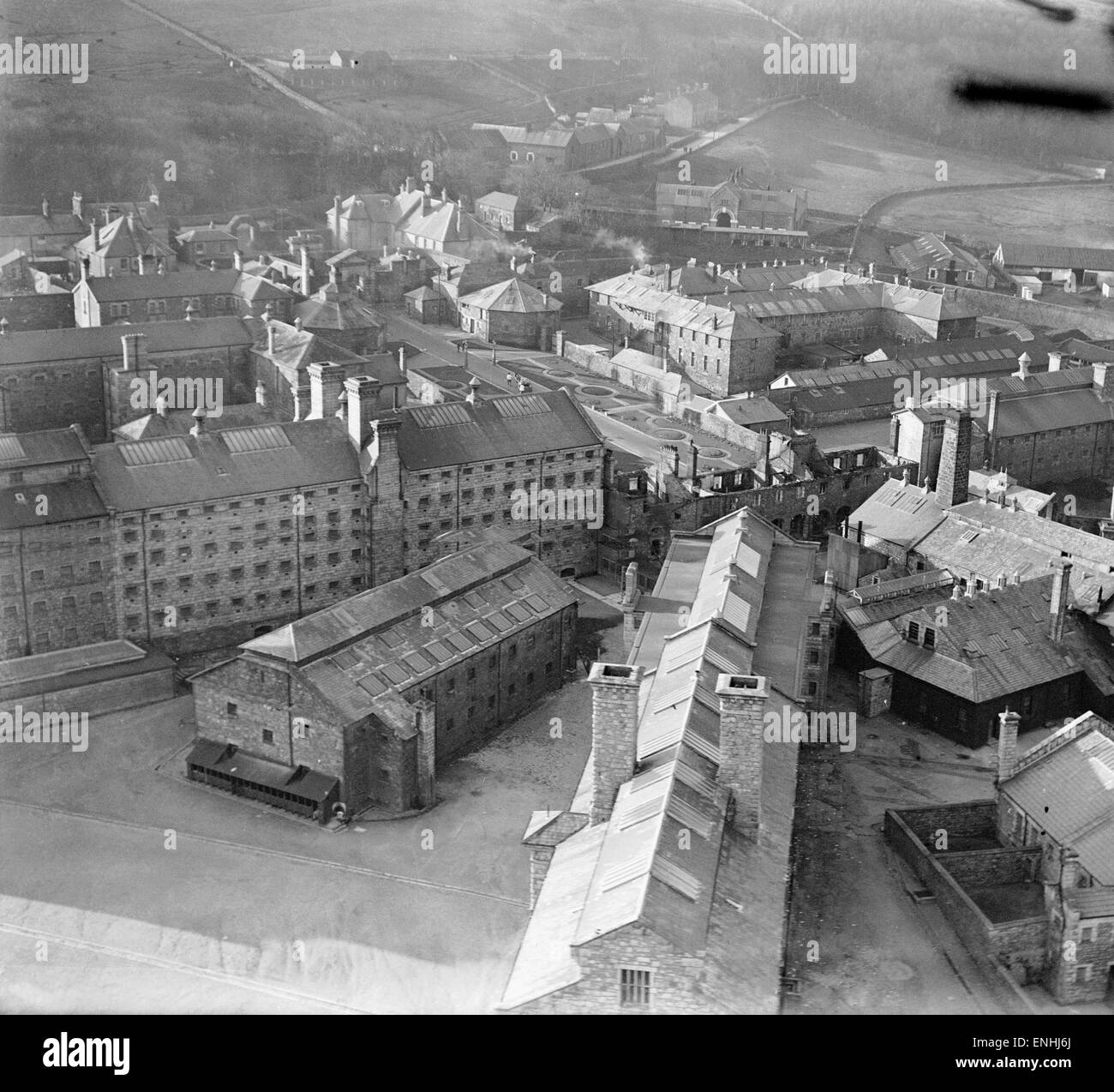Dartmoor prison aerial hi-res stock photography and images - Alamy
