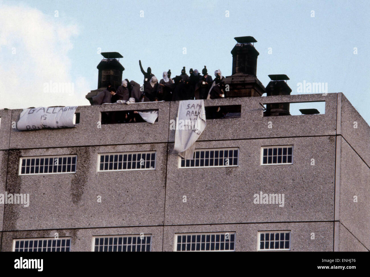 HMP Barlinnie Prison Riot, January 1987 Stock Photo - Alamy