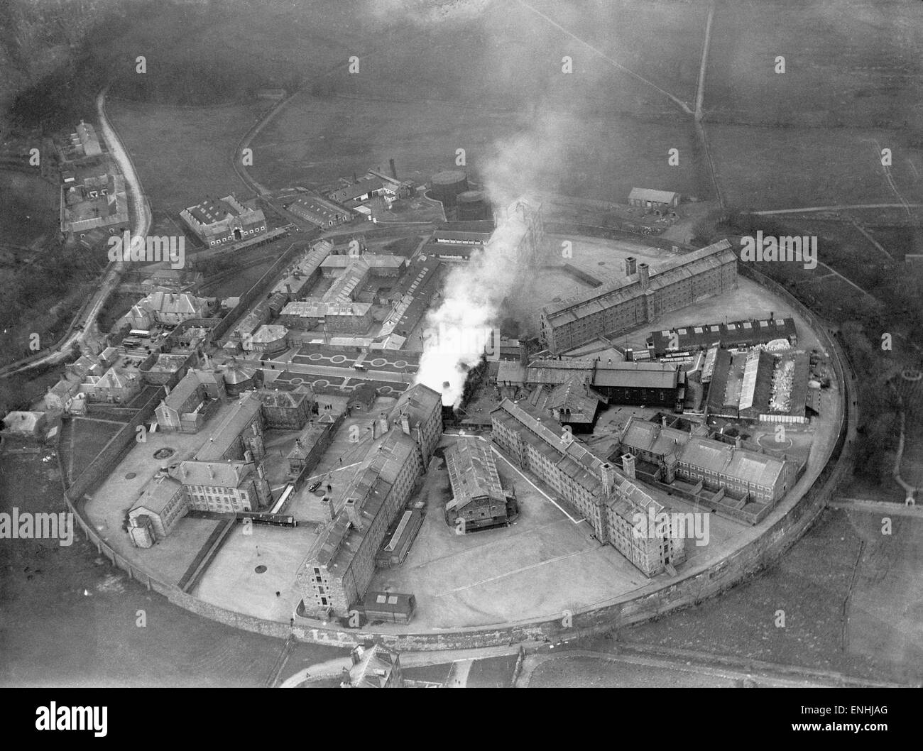 Dartmoor prison aerial hi-res stock photography and images - Alamy