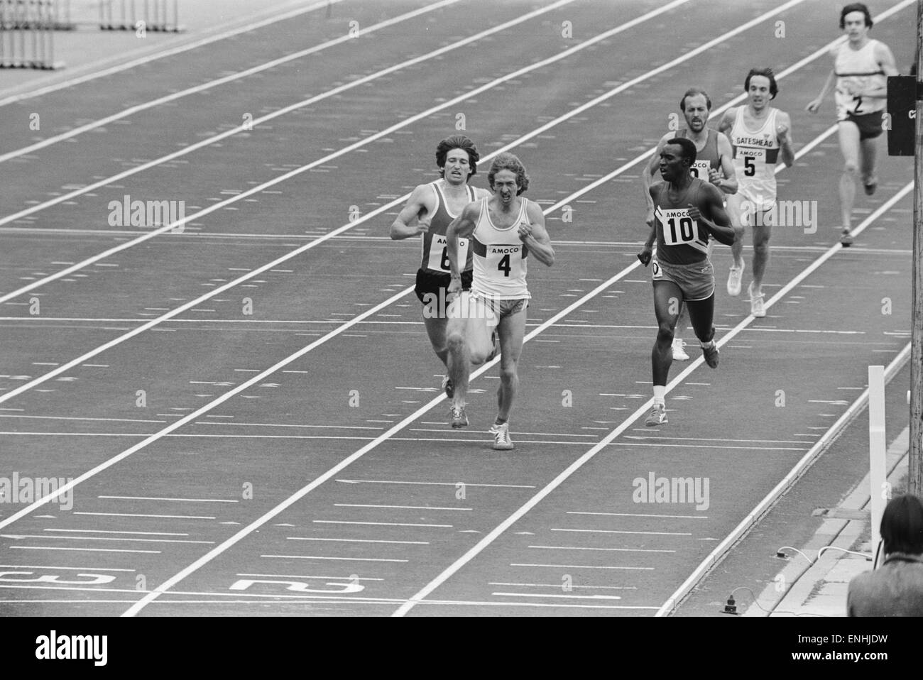 Britain's Nick Rose (4) seen here winning the mile from Sean Cahill at ...