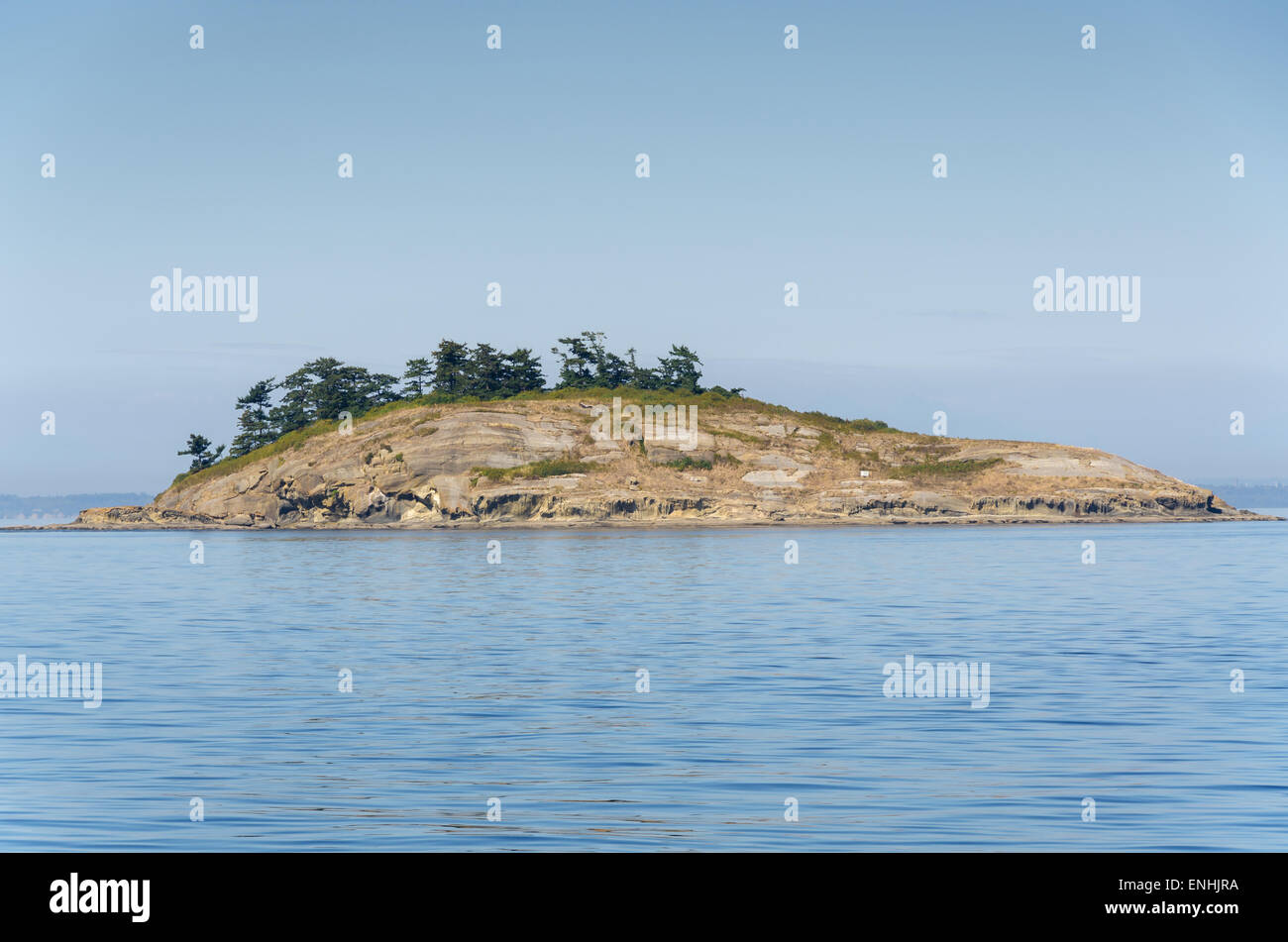 rock island in Vancouver Island in Canada Stock Photo - Alamy