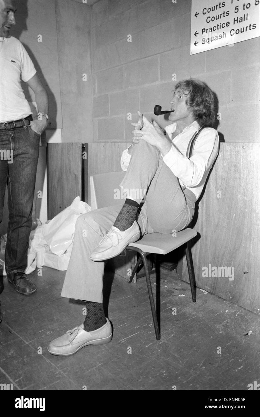 Rod Hull seen here taking a rest from emu at the opening of the ...