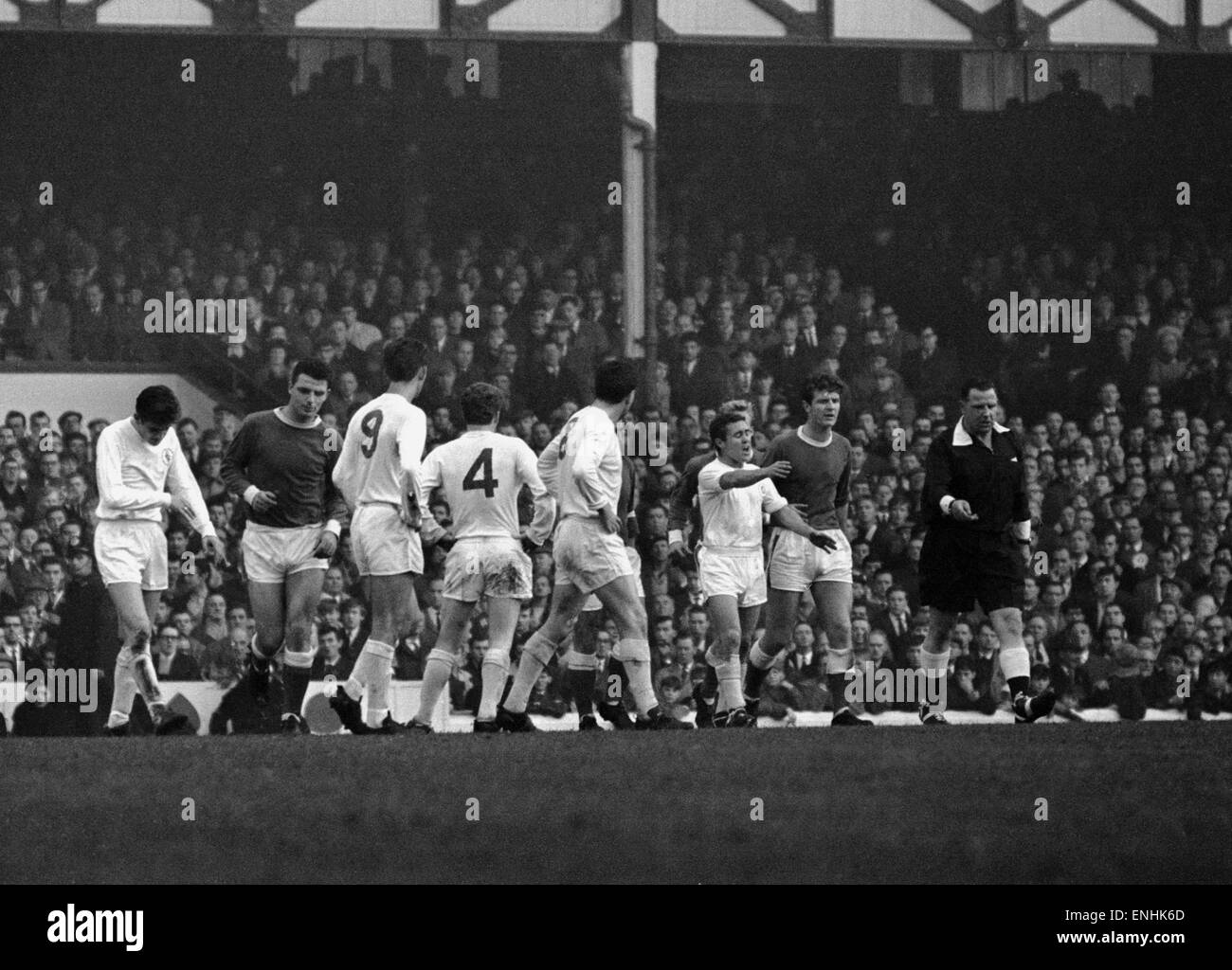 English League Division One match at Goodison Park. Everton 0 v Leeds ...