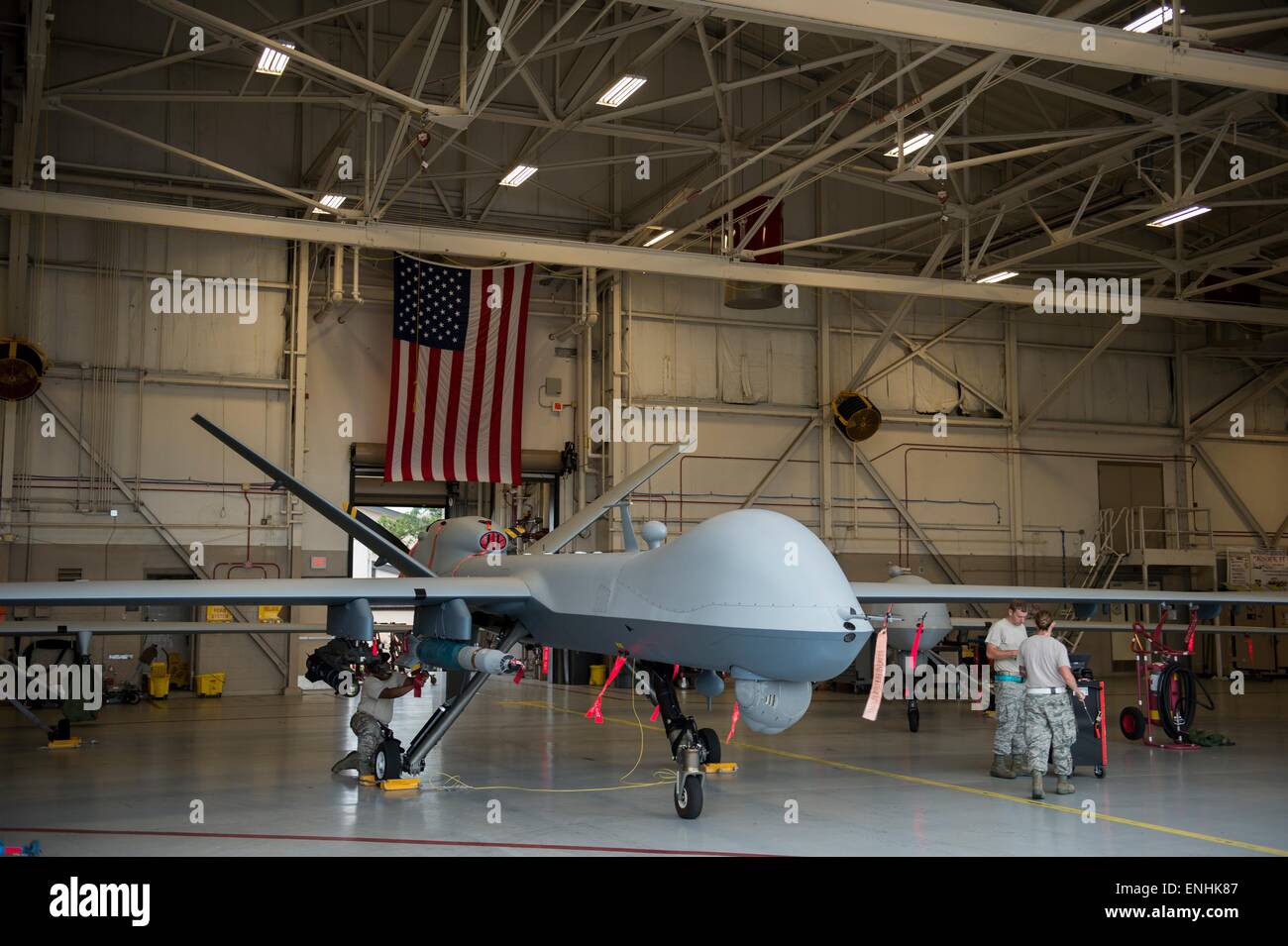 U.S. Air Force airmen with the 27th Special Operations Maintenance ...