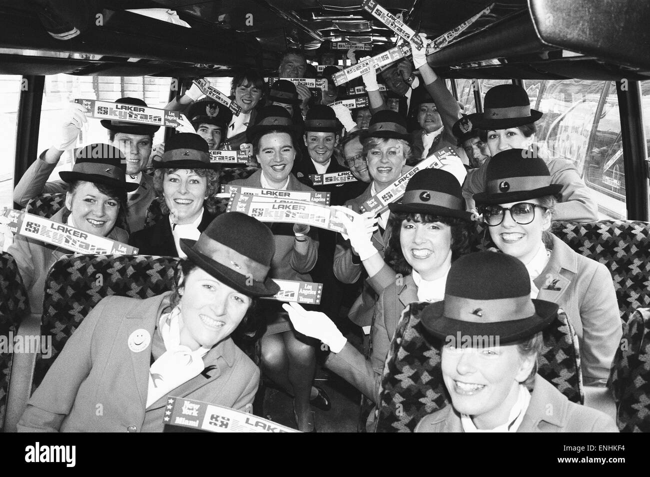 Thousands laker airways employees arrived hi-res stock photography and ...