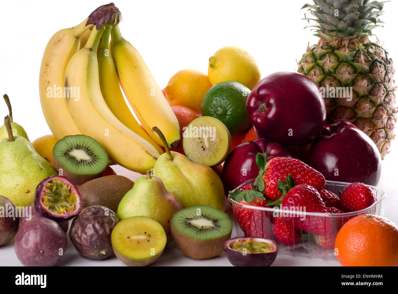 Various fresh fruit Stock Photo - Alamy