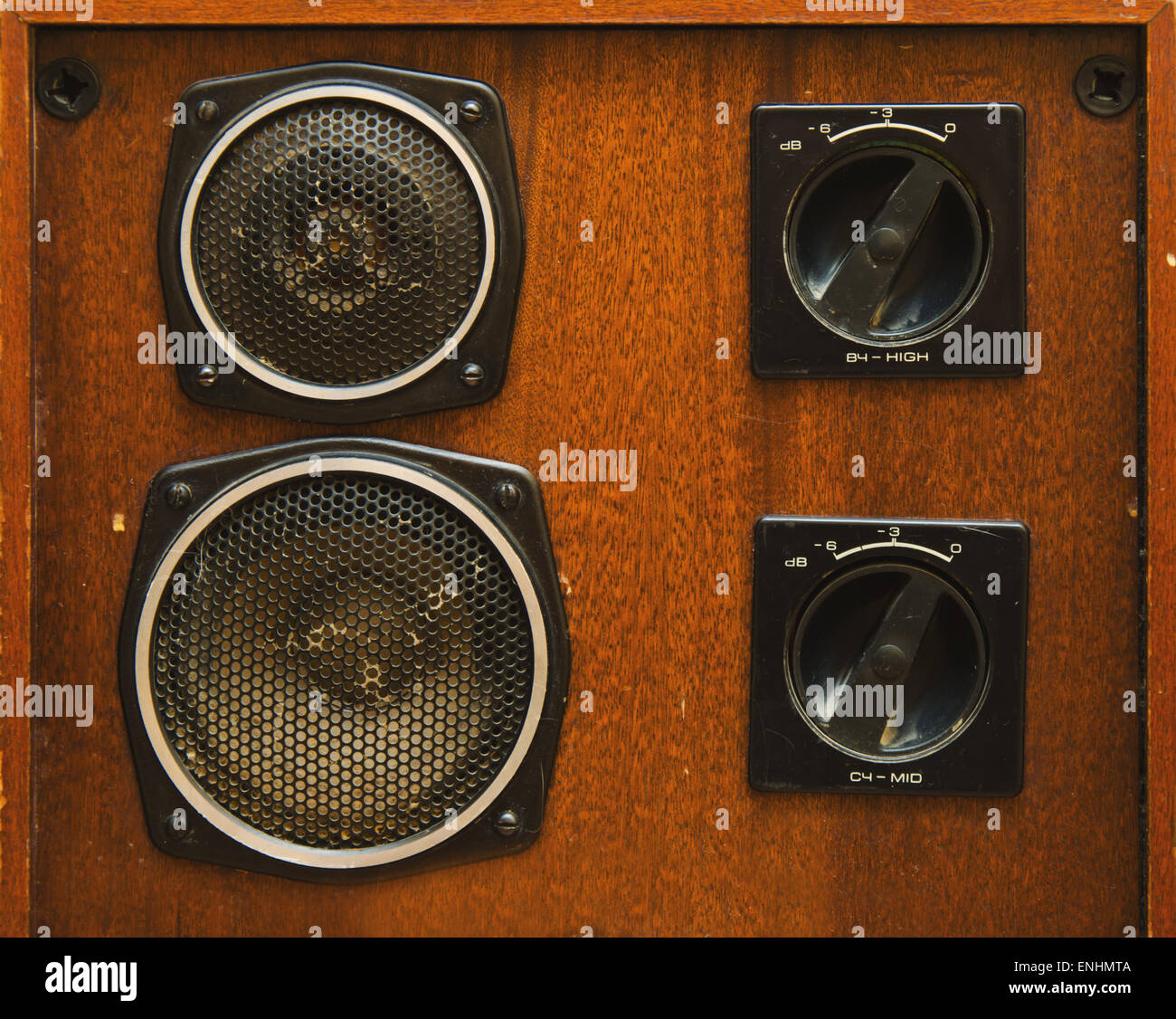 Very old audio system in the home Stock Photo - Alamy