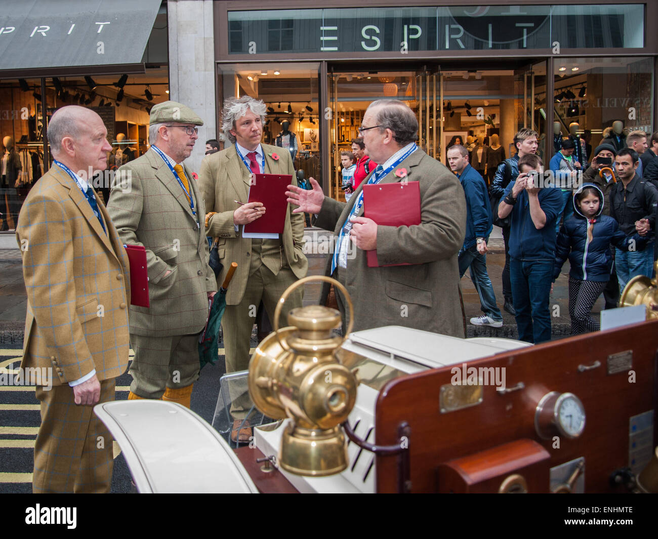 Edd China judges the vintage cars at the Regent Street Motor Show ...