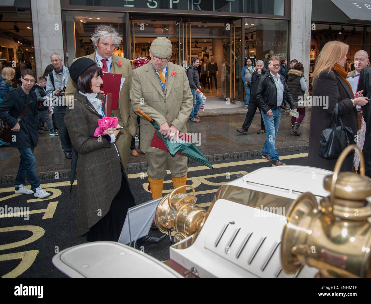 Edd China judges the vintage cars at the Regent Street Motor Show ...