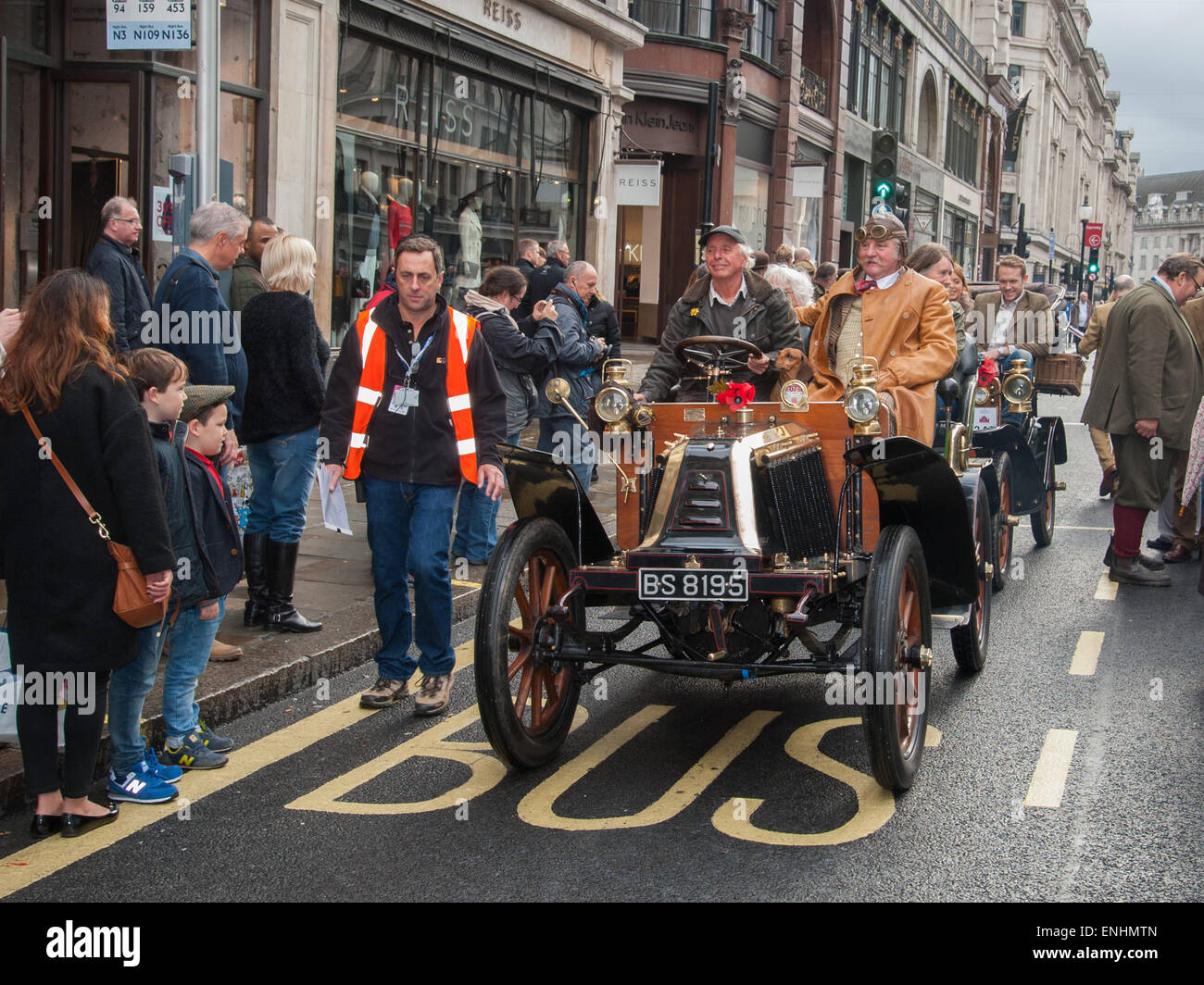 Edd China judges the vintage cars at the Regent Street Motor Show ...