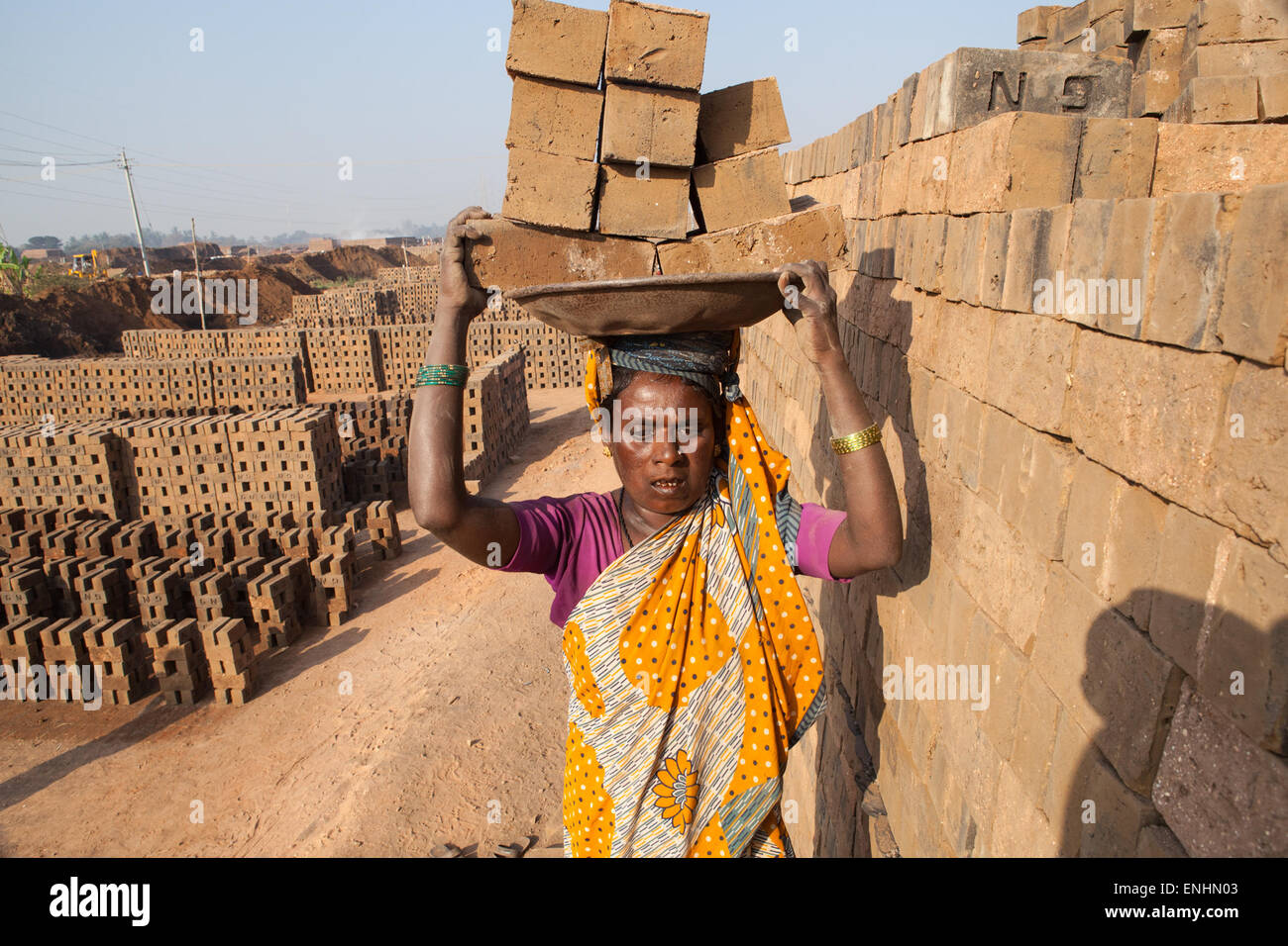 India Brick Factory High Resolution Stock Photography and Images - Alamy