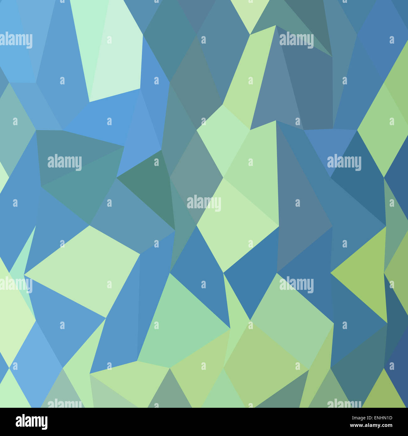 Low polygon style illustration of a lime green pastel blue abstract ...