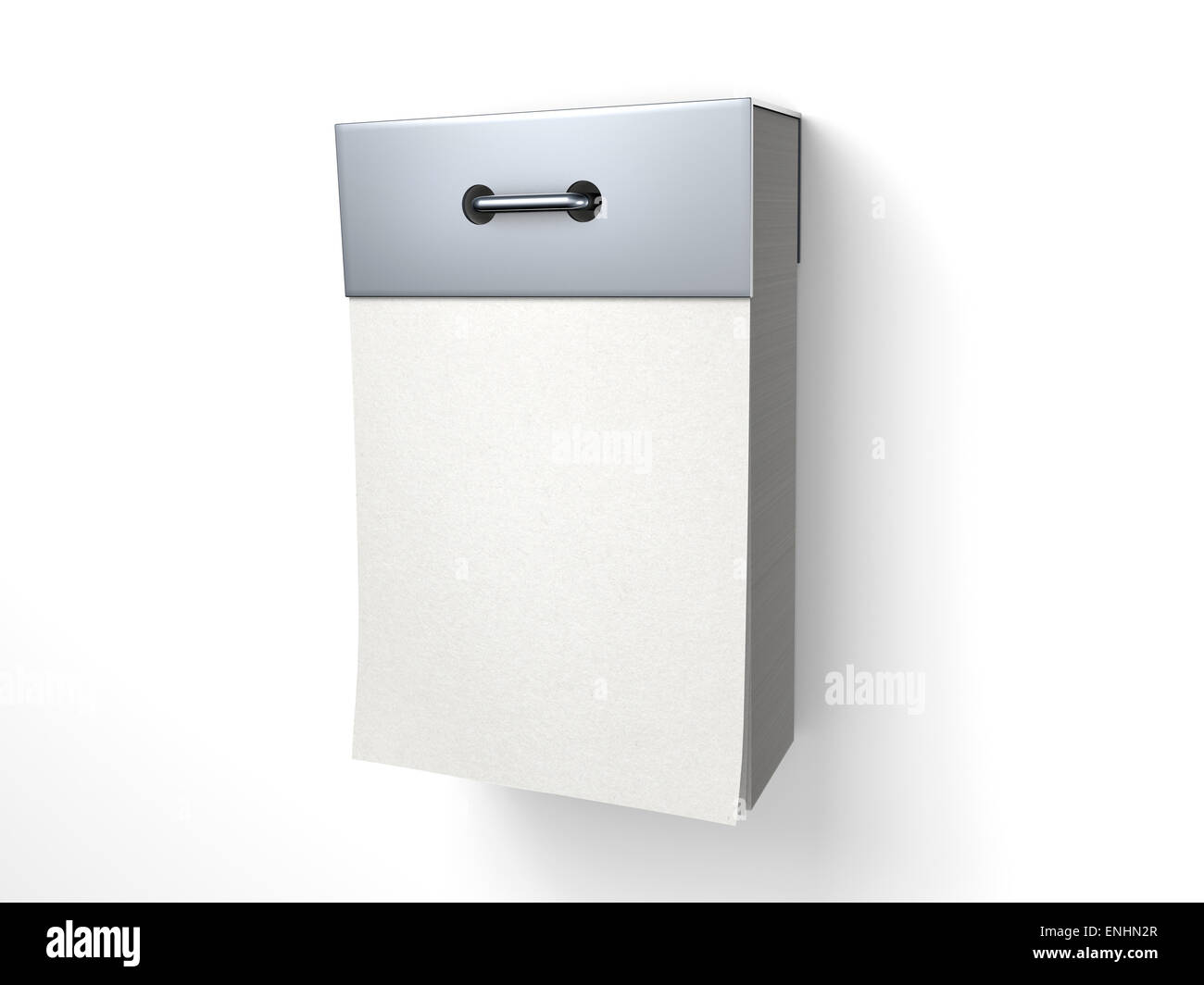 Tear-off calendar isolated on the wall Stock Photo - Alamy