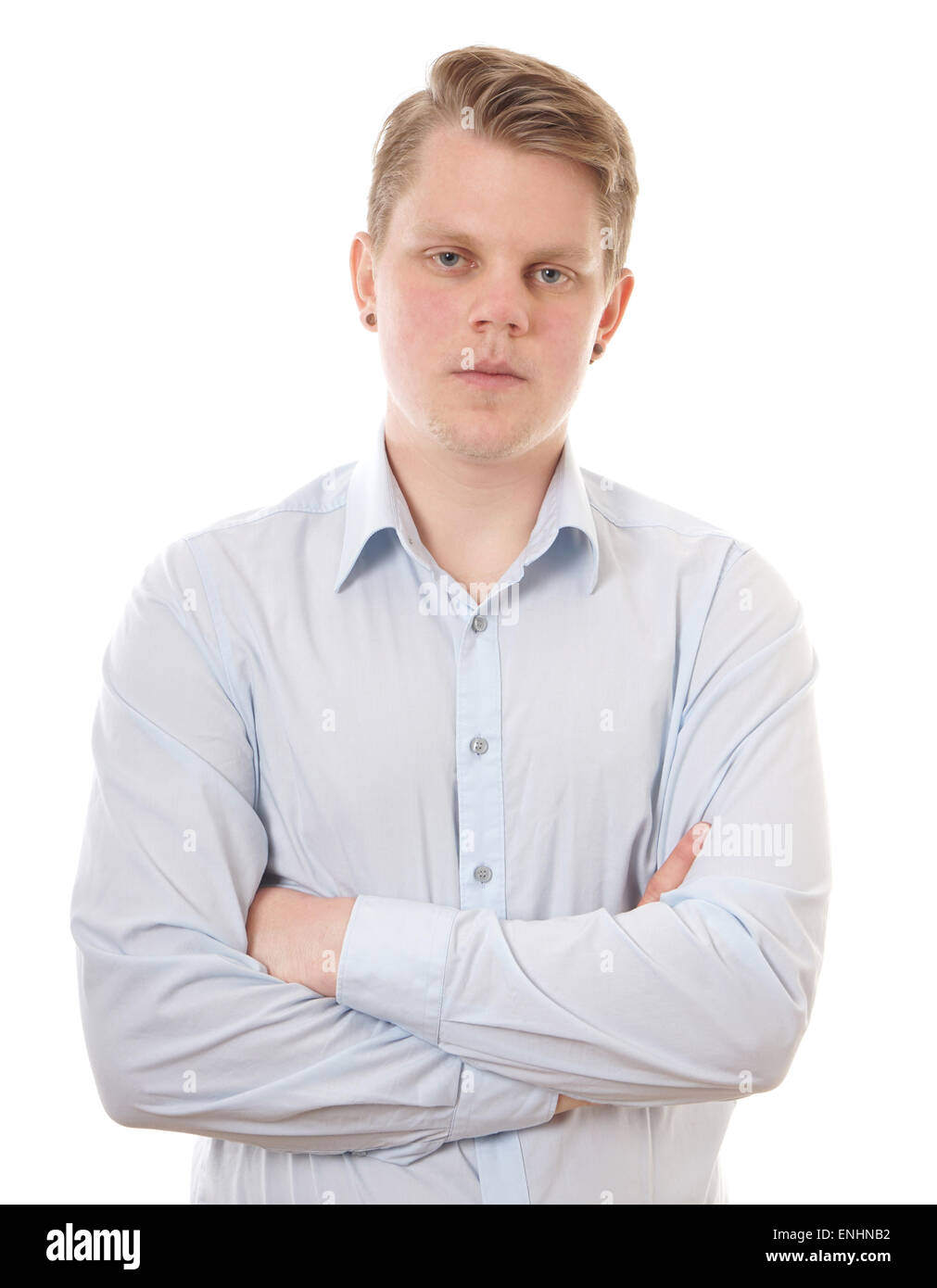 serious young businessman Stock Photo - Alamy