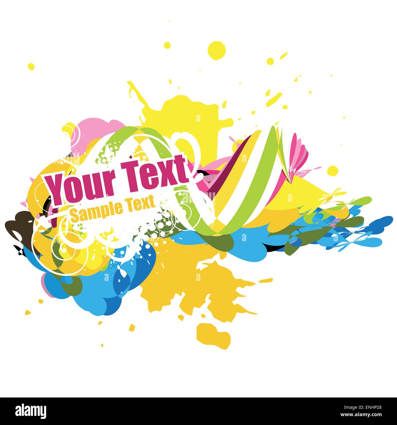 vector abstract colorful design with design elements Stock Vector Image ...