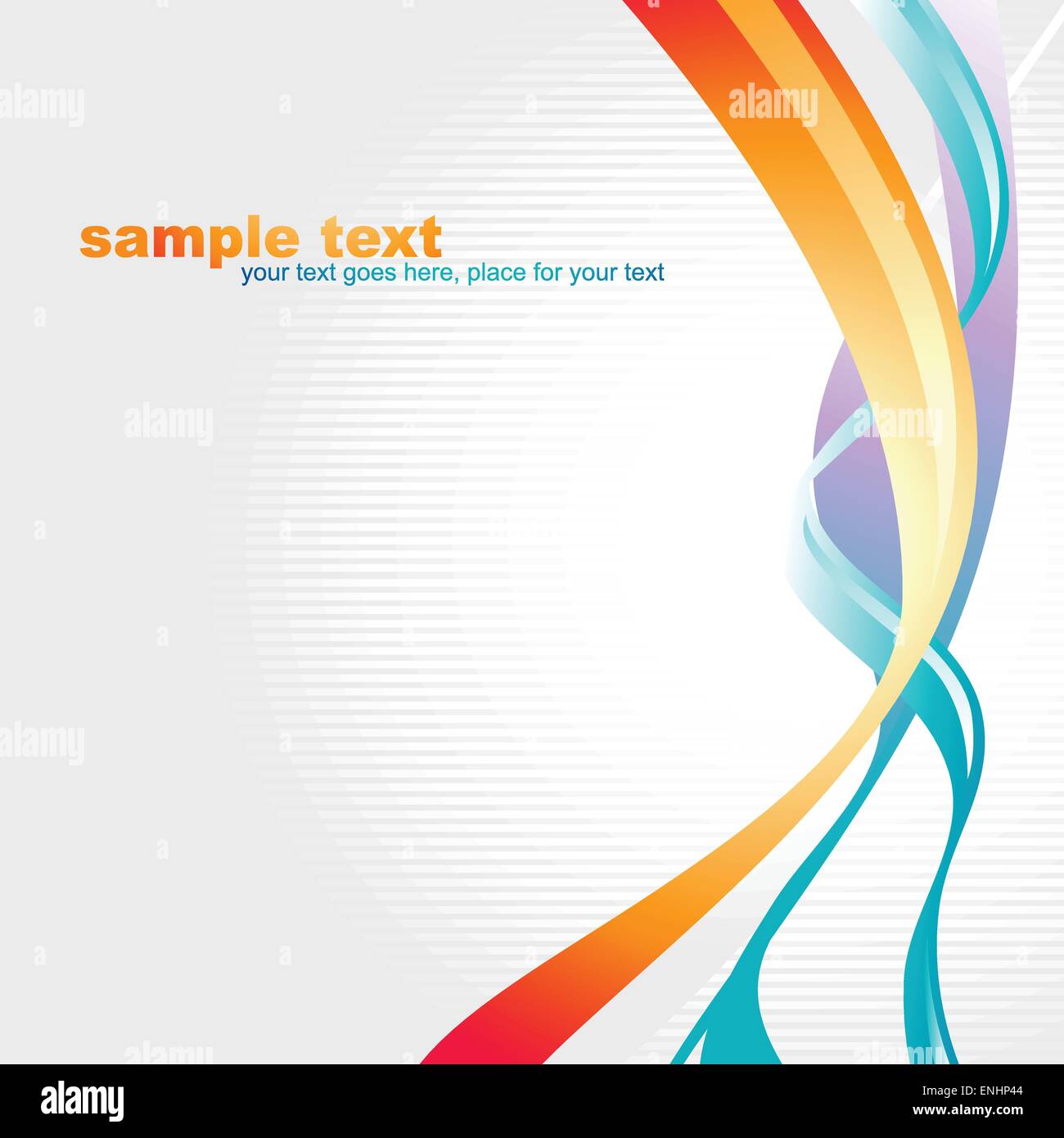 vector colorful wave design illustration Stock Vector Image & Art - Alamy