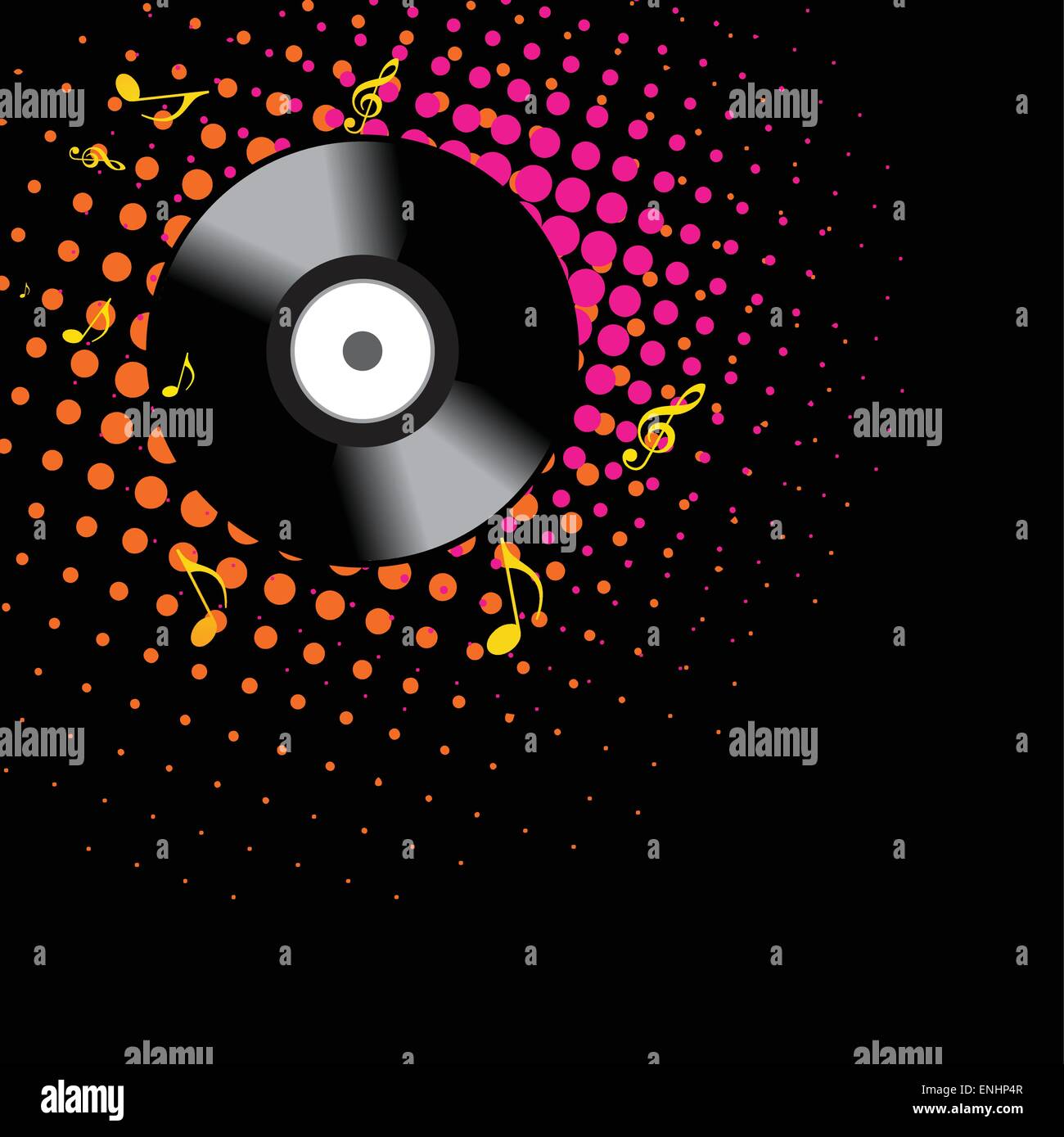 dark vinyl music background design Stock Vector Image & Art - Alamy