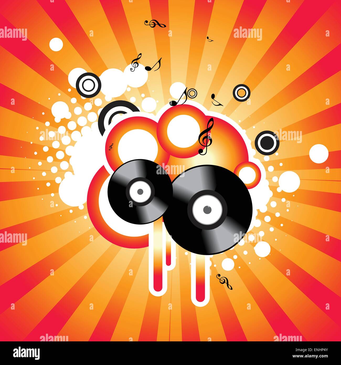 stylish vector music artwork Stock Vector Image & Art - Alamy