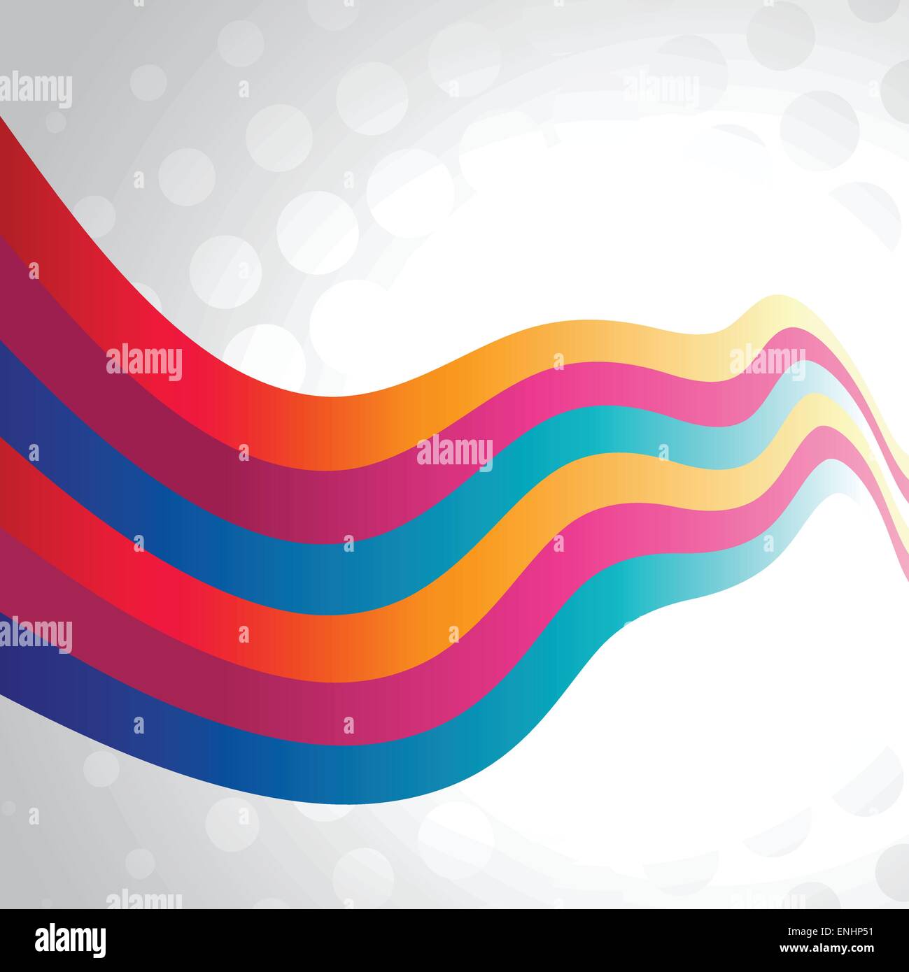 vector colorful wave design illustration Stock Vector Image & Art - Alamy