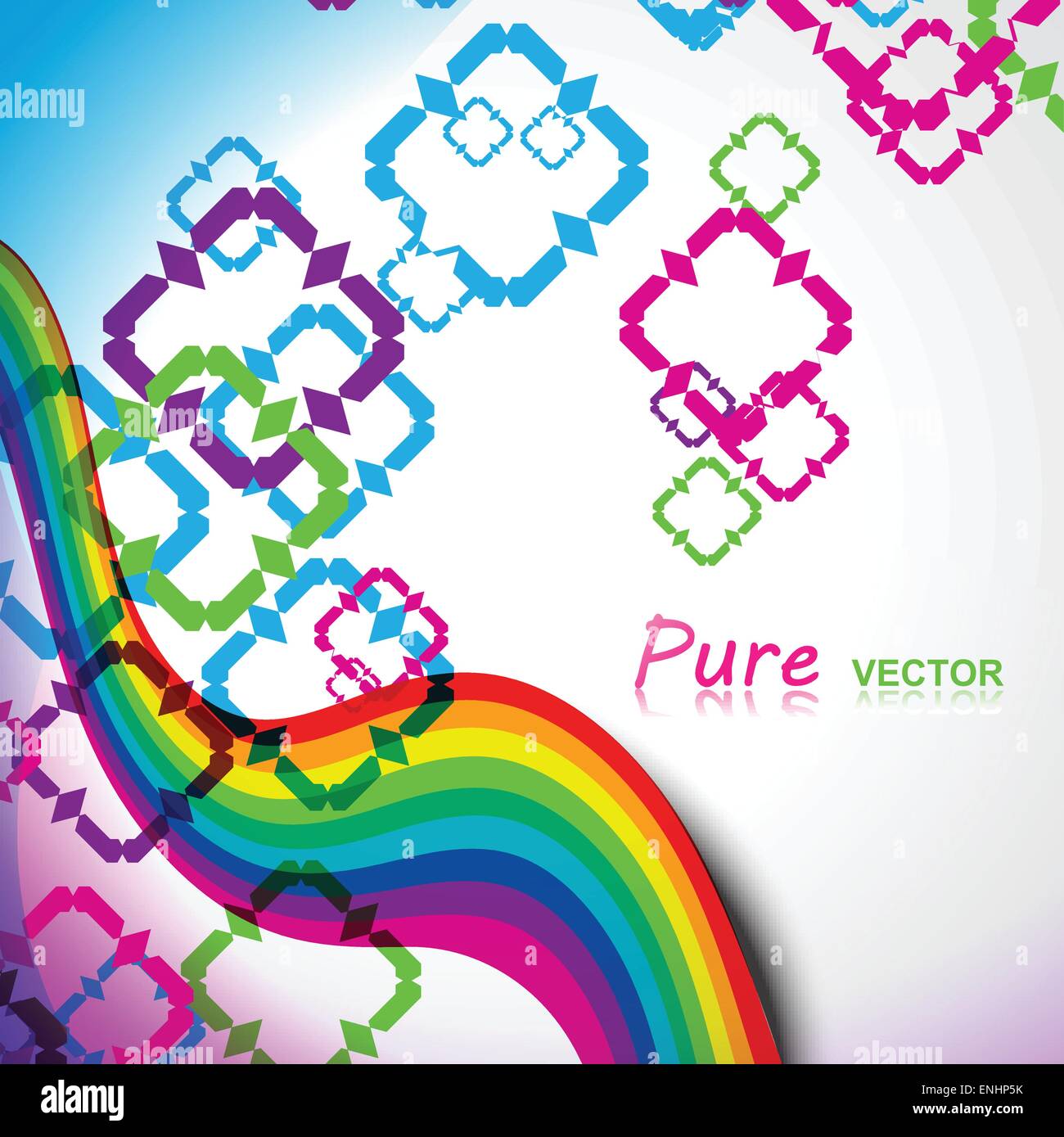 stylish vector colorful composition Stock Vector Image & Art - Alamy