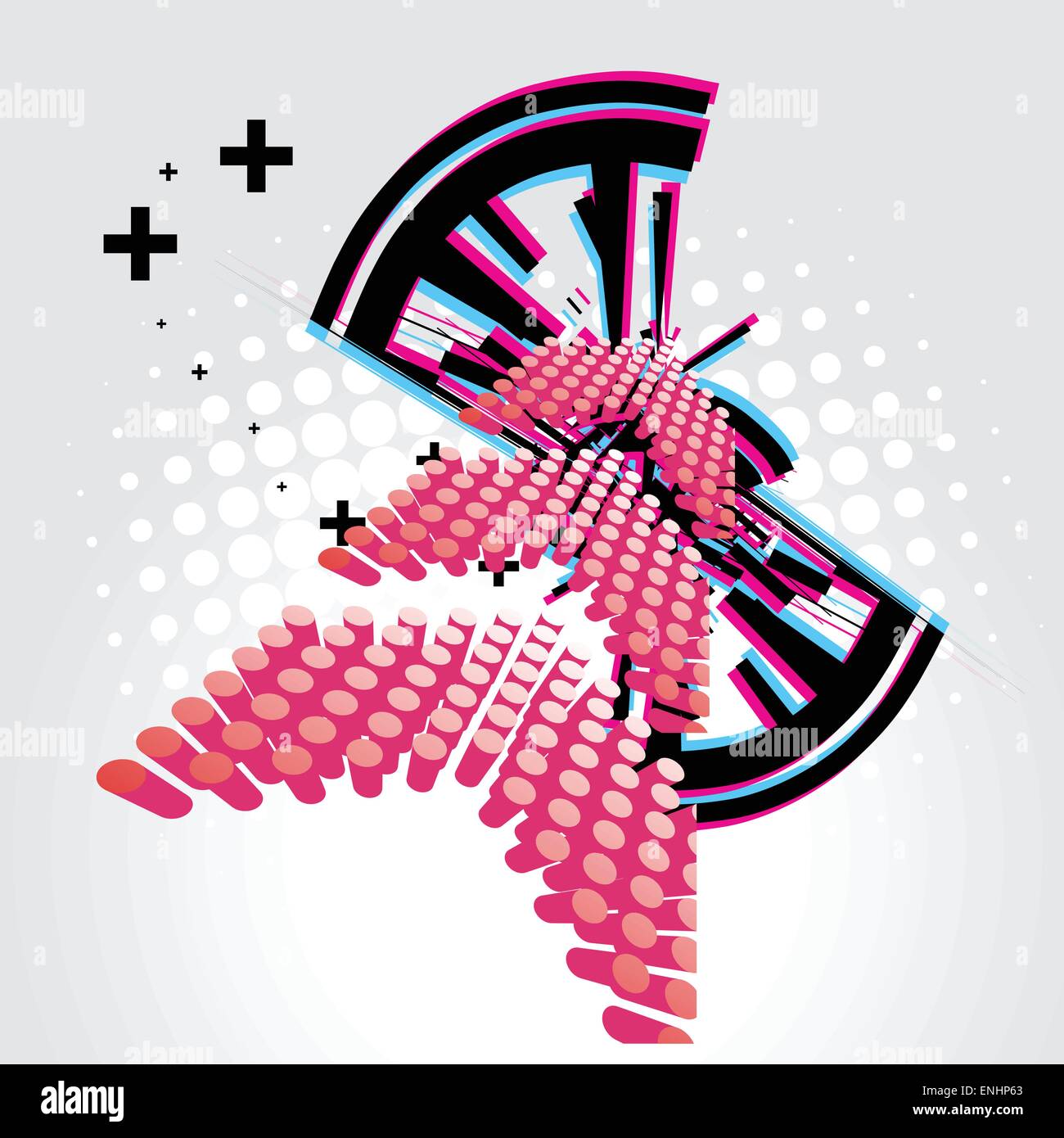 Arrow inside vector hi-res stock photography and images - Alamy