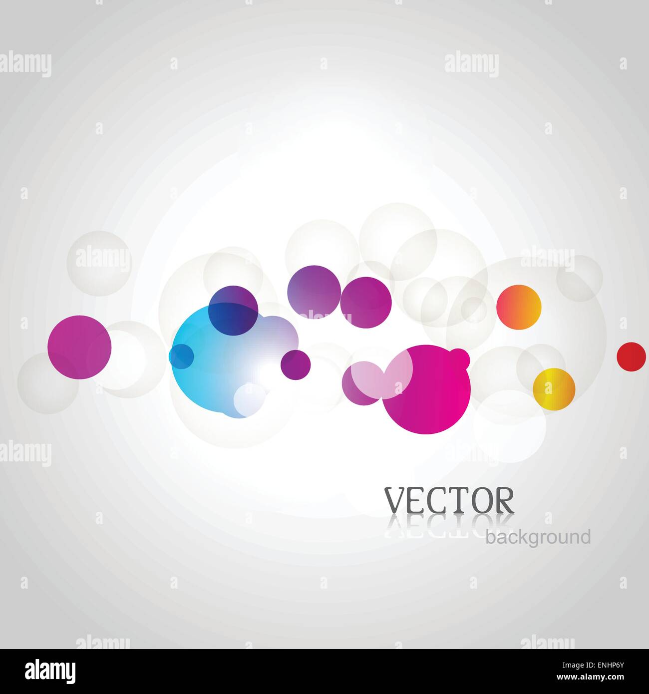 vector abstract circles background with space for your text Stock ...