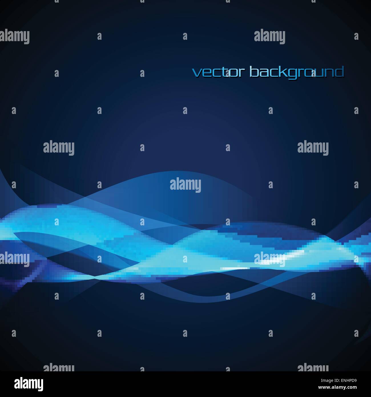 Vector Blue Wave Design Background Eps10 Vector Stock Vector Image And Art Alamy