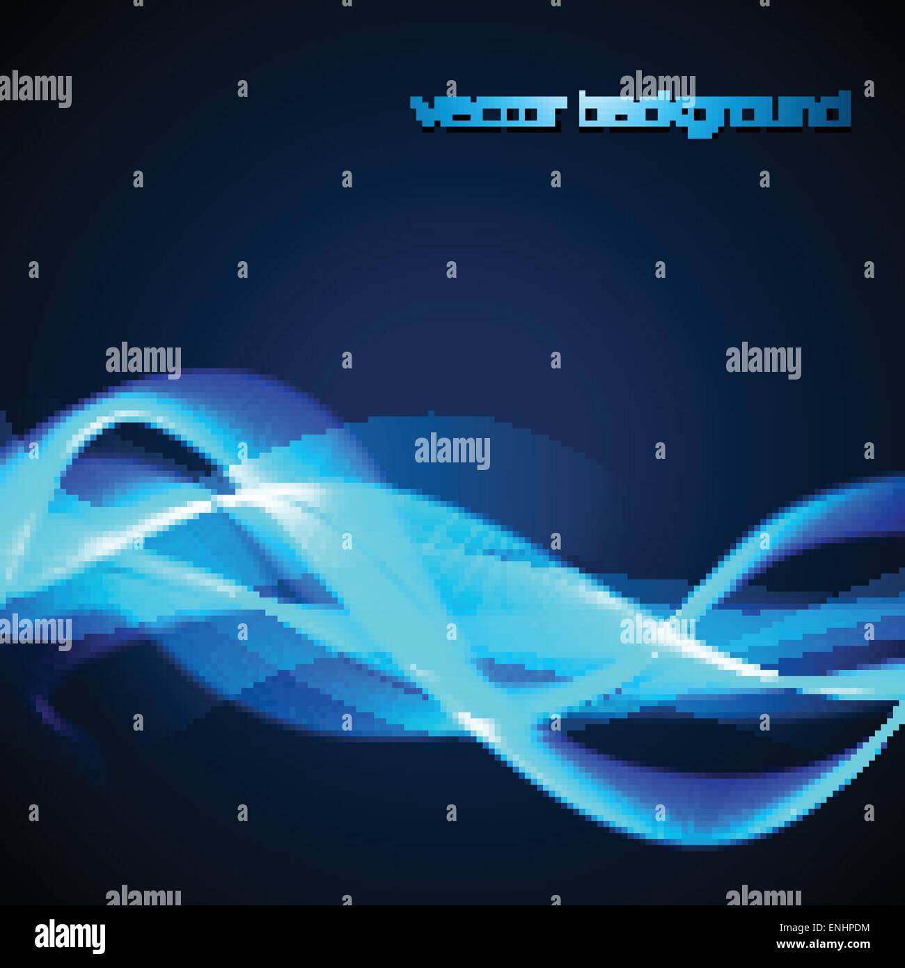 stylish neon glowing wave design background Stock Vector Image & Art ...