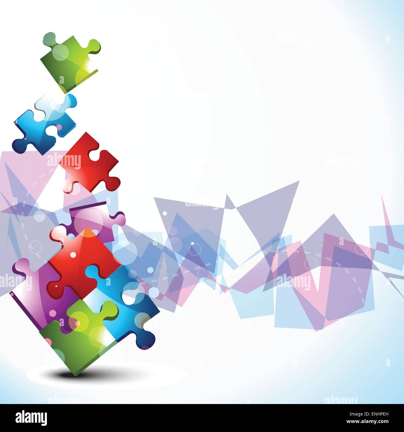 Puzzle shape hi-res stock photography and images - Alamy