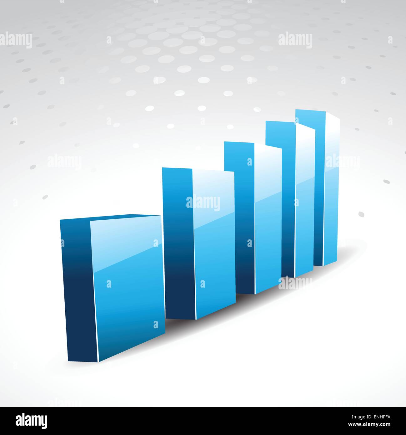 Increasing chart symbol Stock Vector Images - Alamy