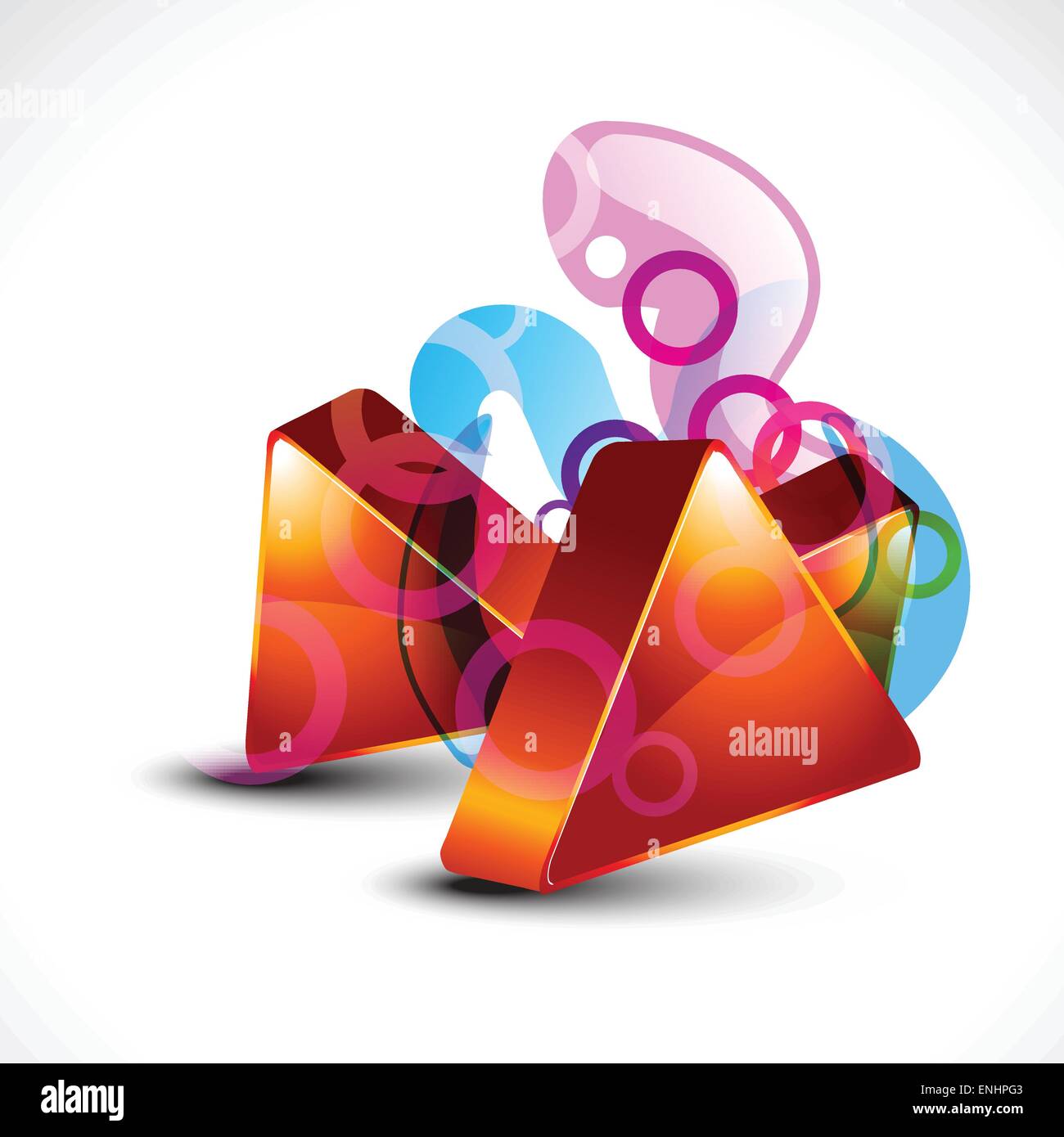 abstract 3d shape stylish background design Stock Vector Image & Art ...