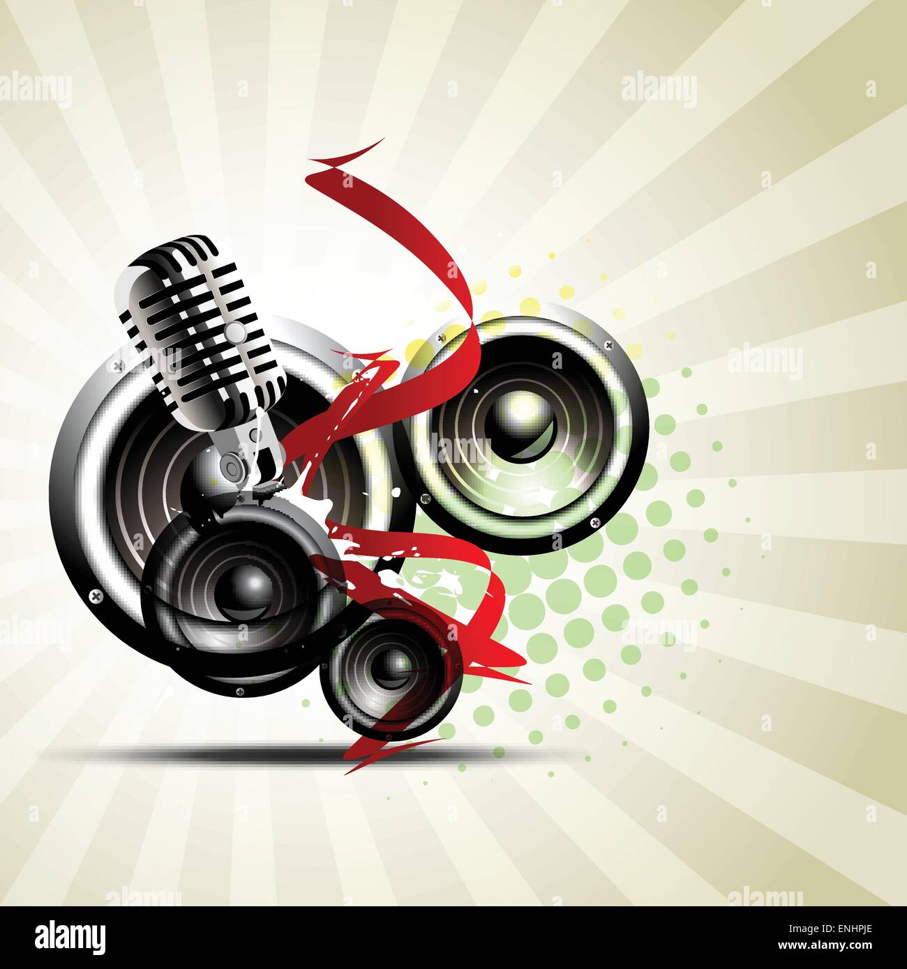 abstract music vector background design Stock Vector Image & Art - Alamy