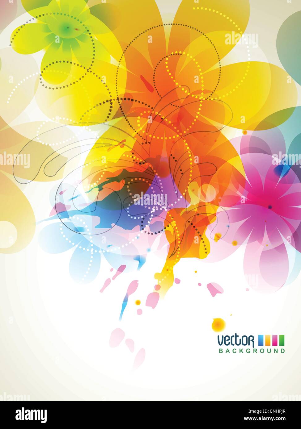 vector abstract colorful background illustration Stock Vector Image ...
