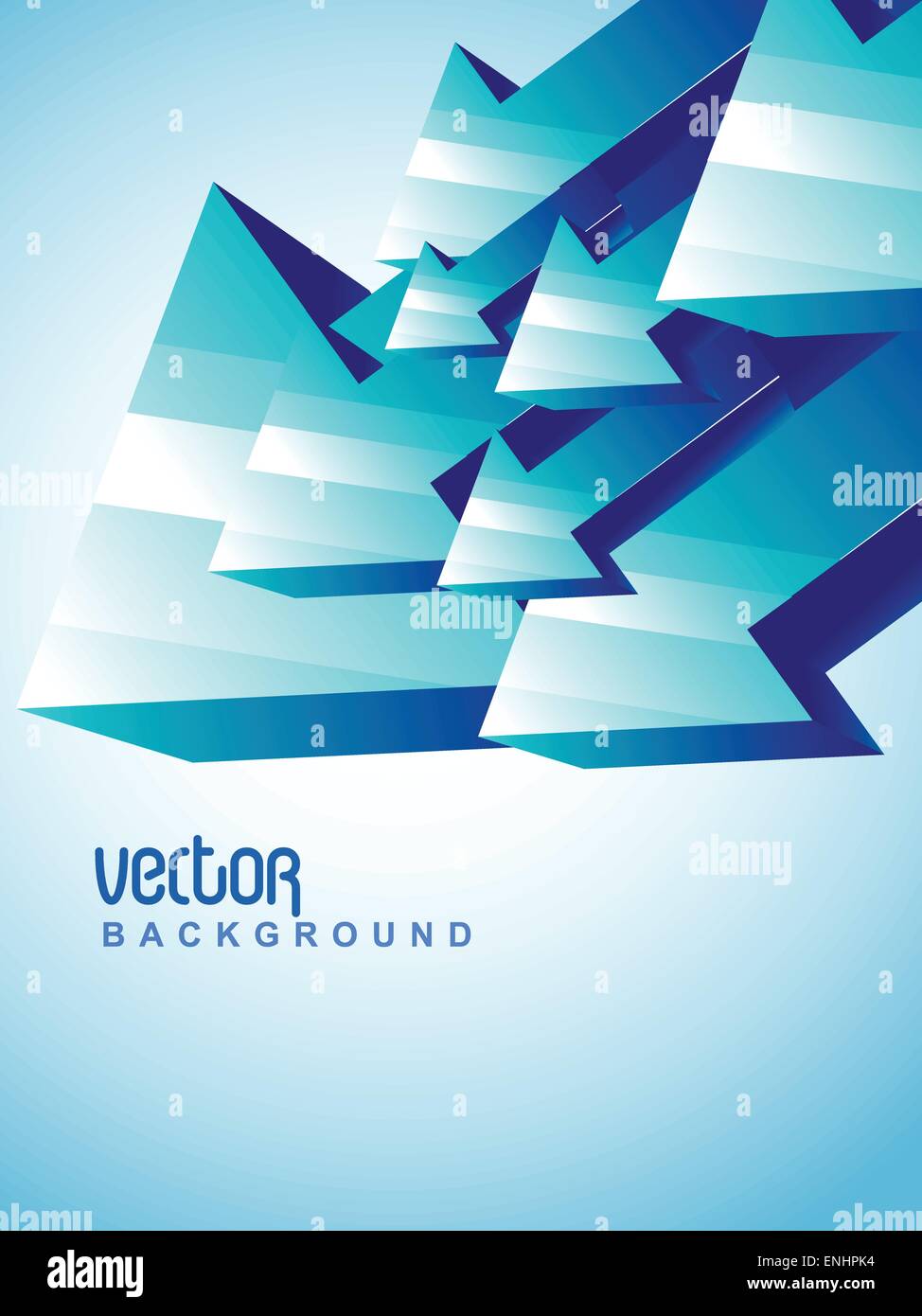stylish vector blue arrow background Stock Vector Image & Art - Alamy