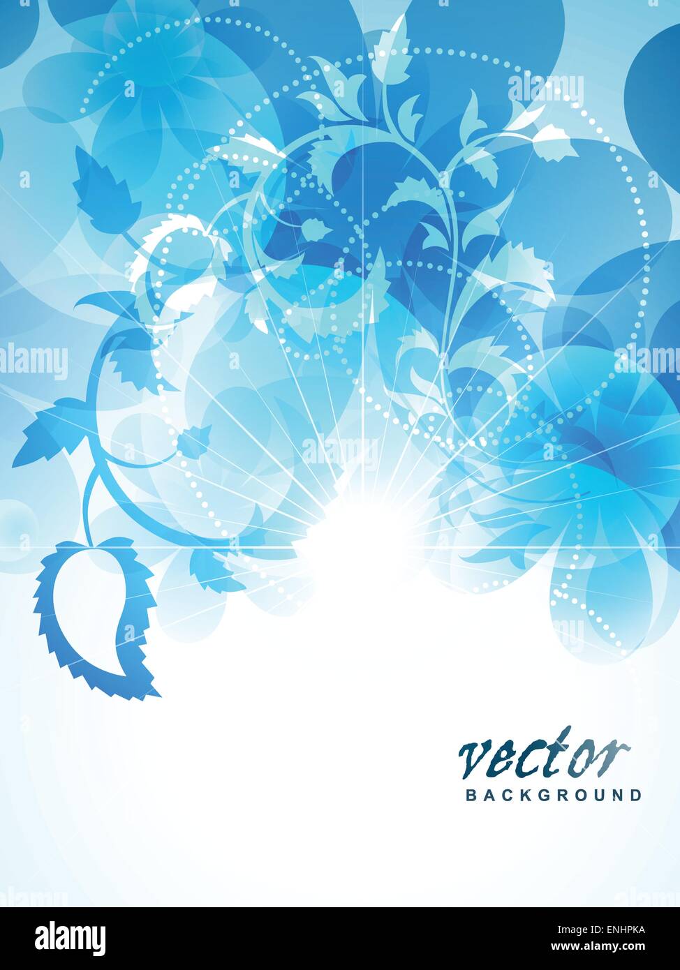 beautiful blue color flower background Stock Vector Image & Art - Alamy