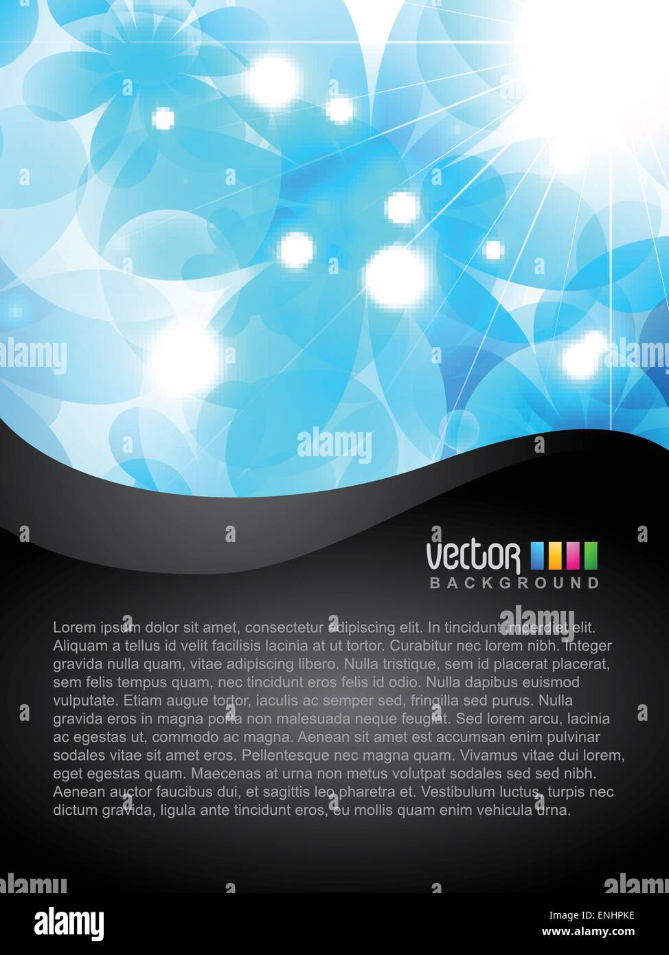 beautiful blue color flower background Stock Vector Image & Art - Alamy