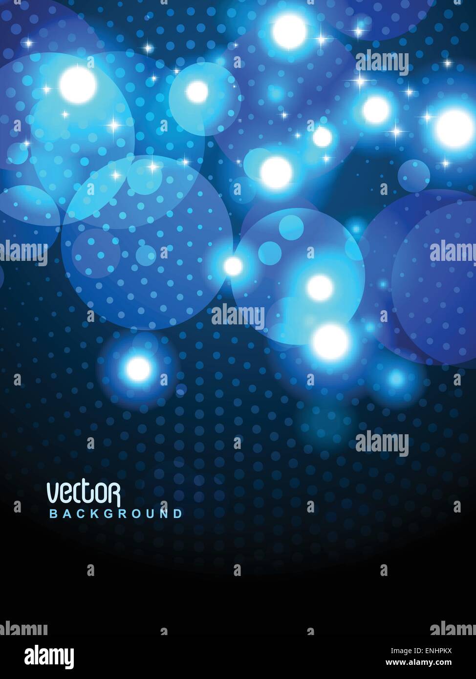 vector blue color glowy background design Stock Vector Image & Art - Alamy