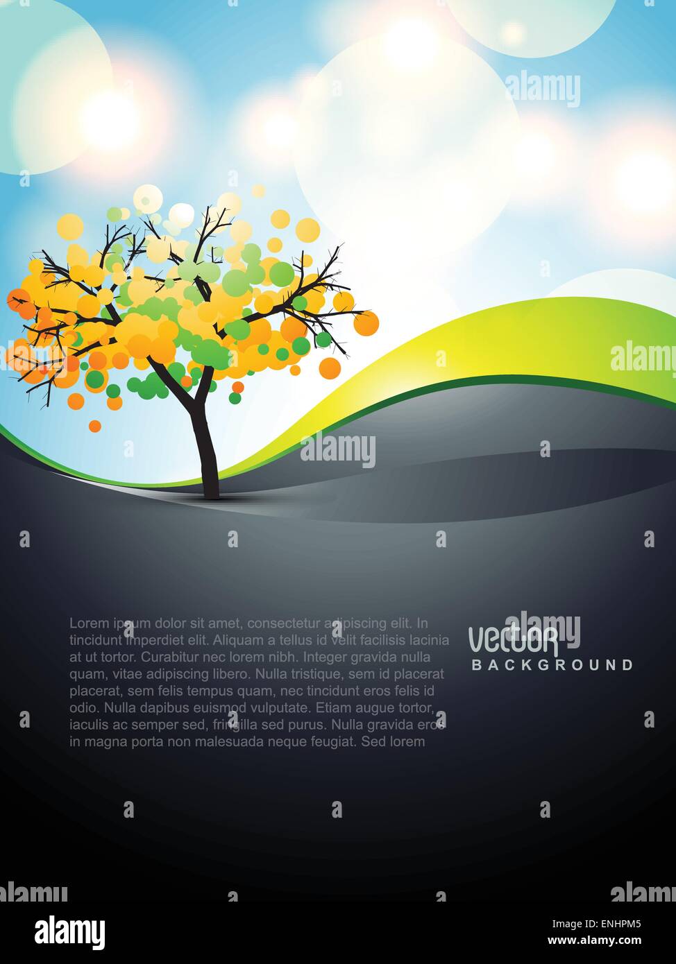 vector tree design with space for your text Stock Vector Image & Art ...