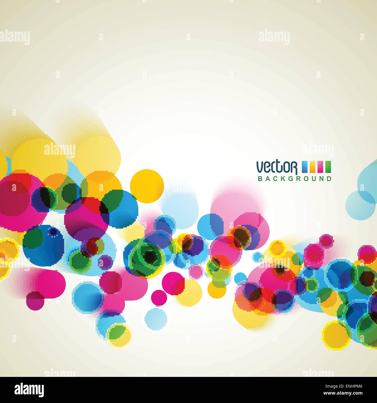 abstract colorful circles background vector Stock Vector Image & Art ...